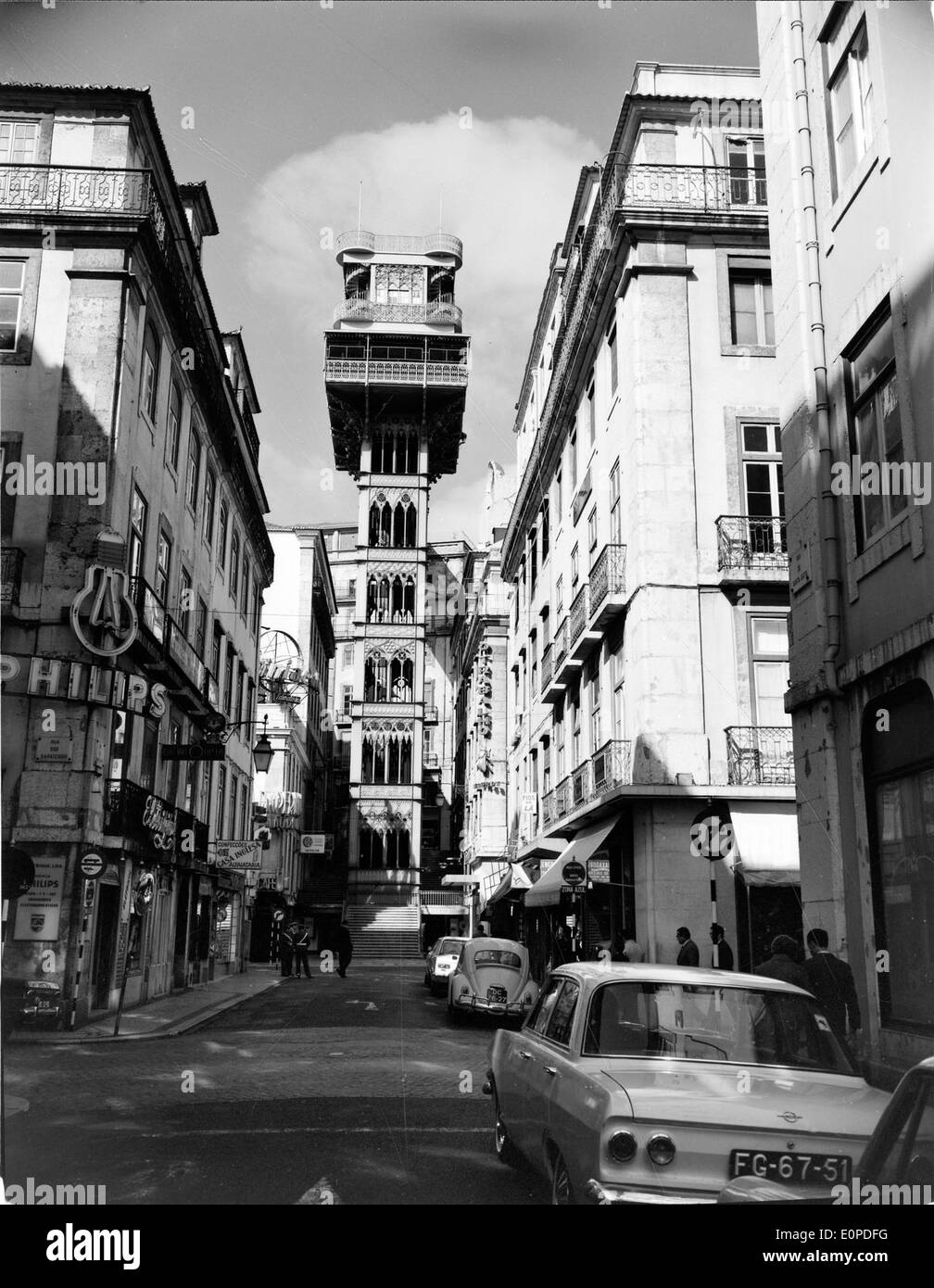 Views lisbon city in Black and White Stock Photos & Images - Alamy