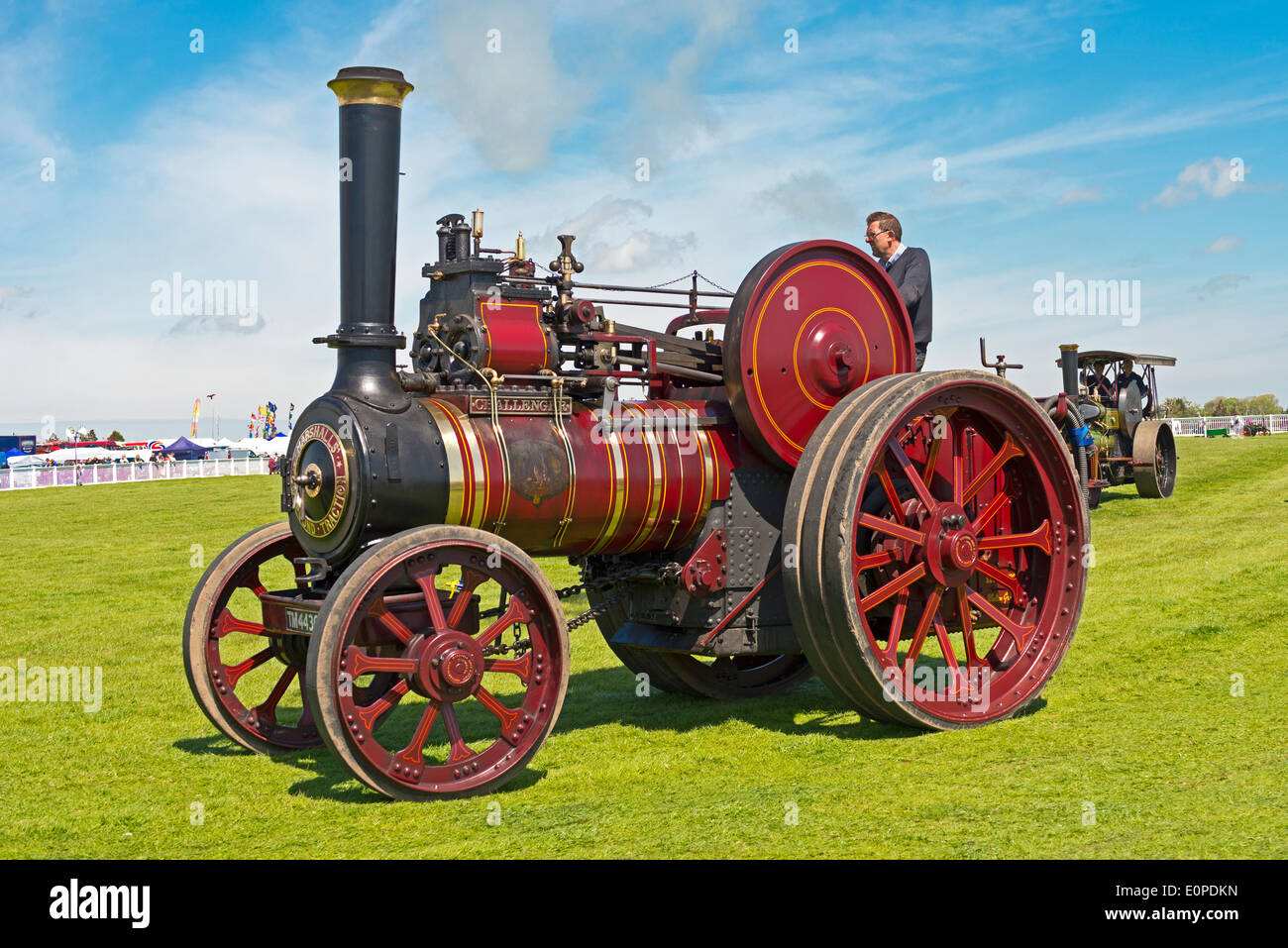 Vintage rally Mona Anglesey North Wales Uk Stock Photo - Alamy