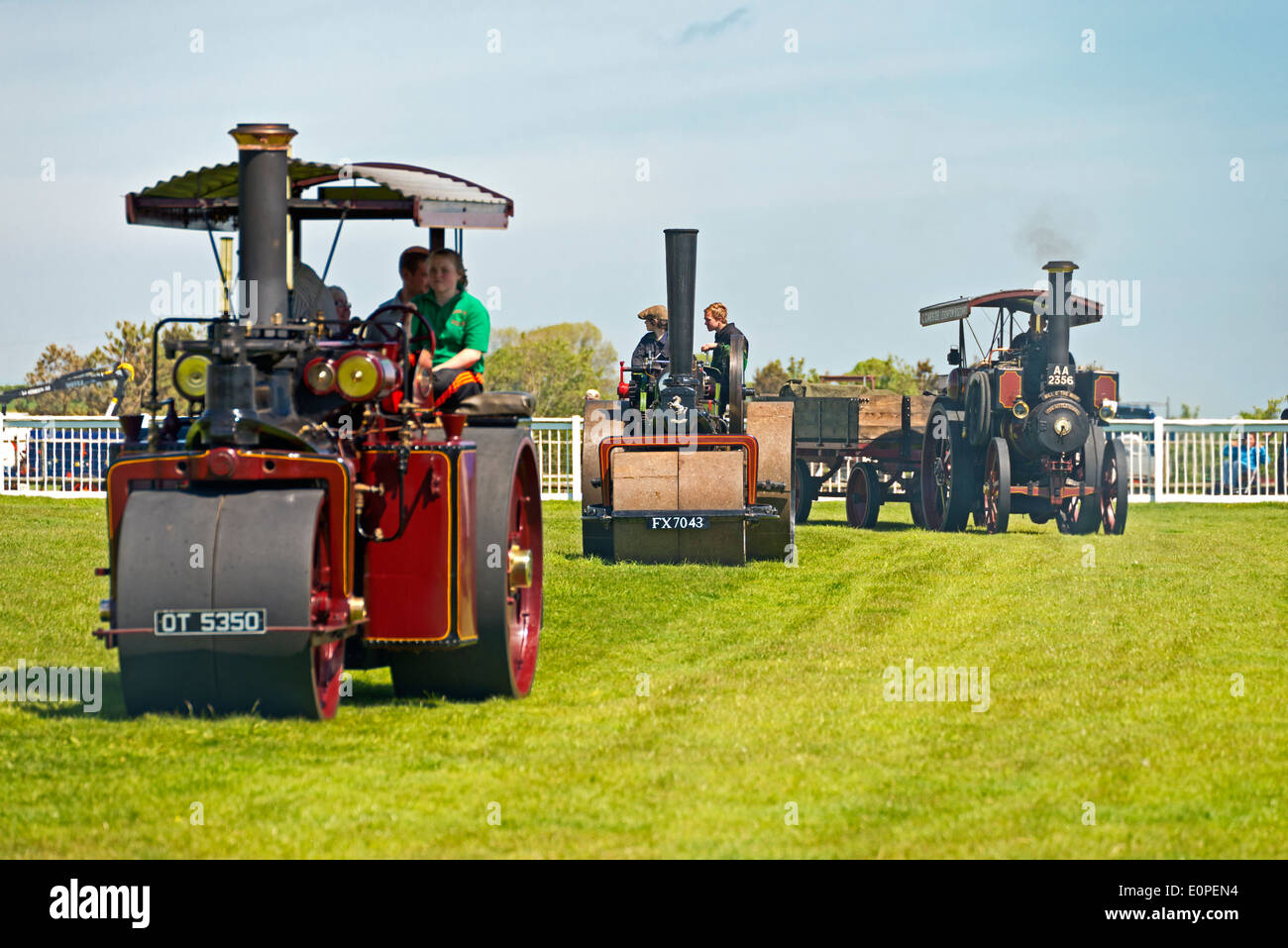 Vintage rally Mona Anglesey North Wales Uk Stock Photo - Alamy