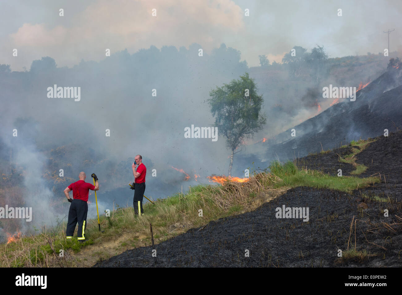 Wildfire and tackling blaze hi-res stock photography and images - Alamy
