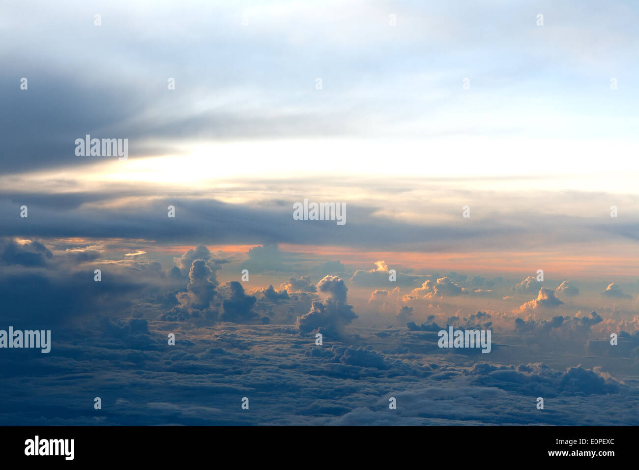 Aerial view during sunset hi-res stock photography and images - Alamy