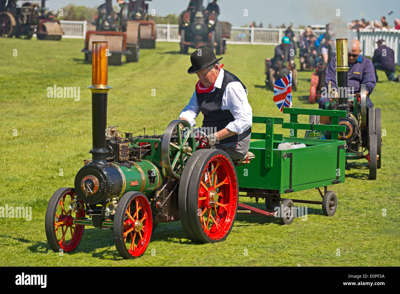 Vintage rally Mona Anglesey North Wales Uk Stock Photo - Alamy