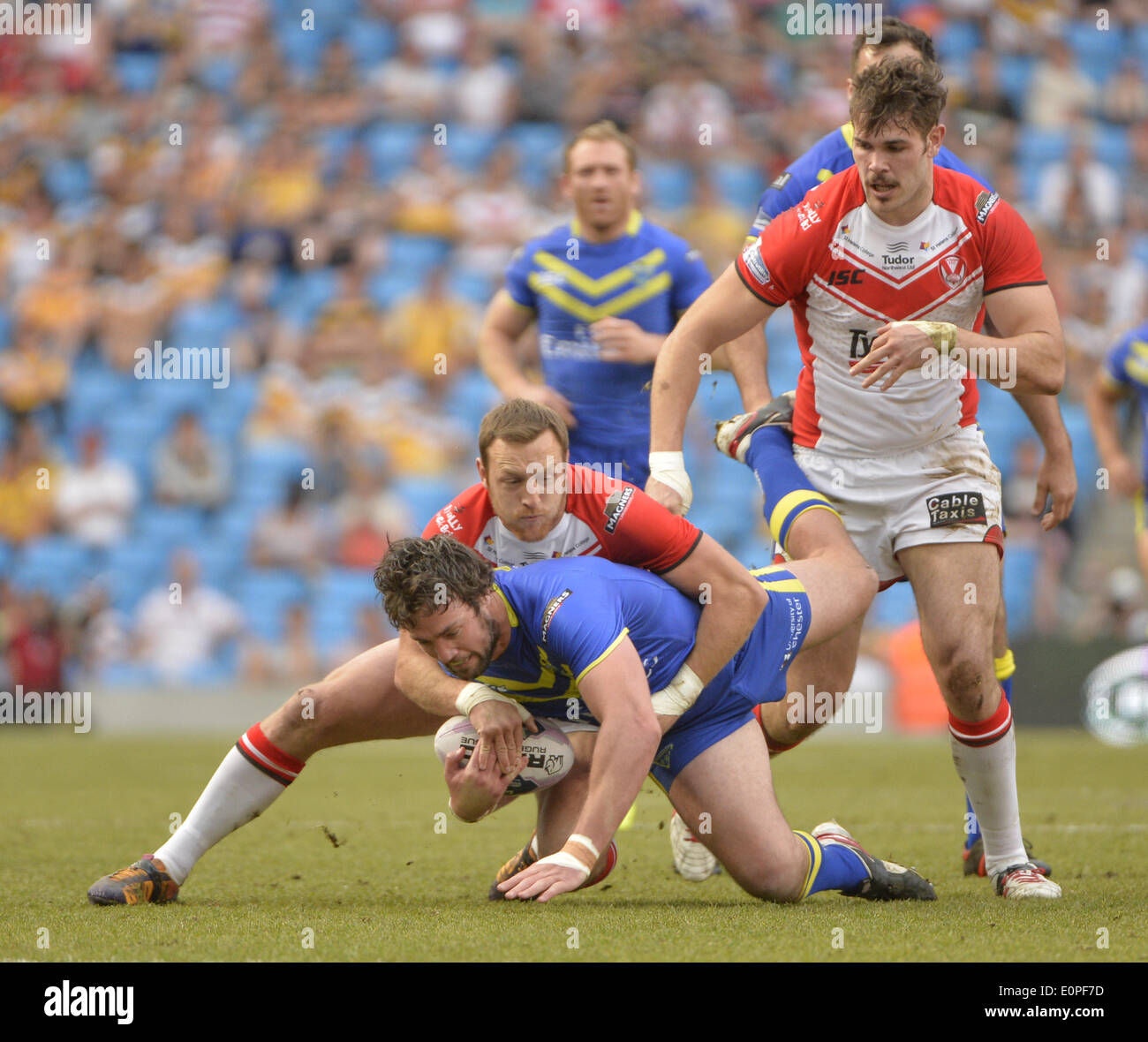 Manchester, Greater Manchester, UK. 18th May, 2014. St Helens hooker ...