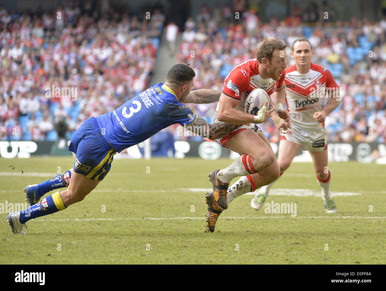 Manchester, Greater Manchester, UK. 18th May, 2014. St Helens hooker ...