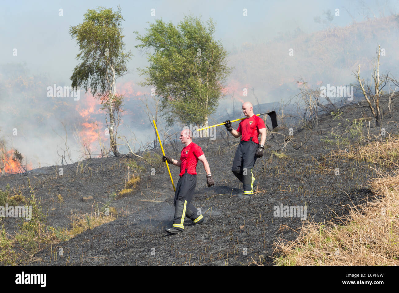 Wildfire and tackling blaze hi-res stock photography and images - Alamy