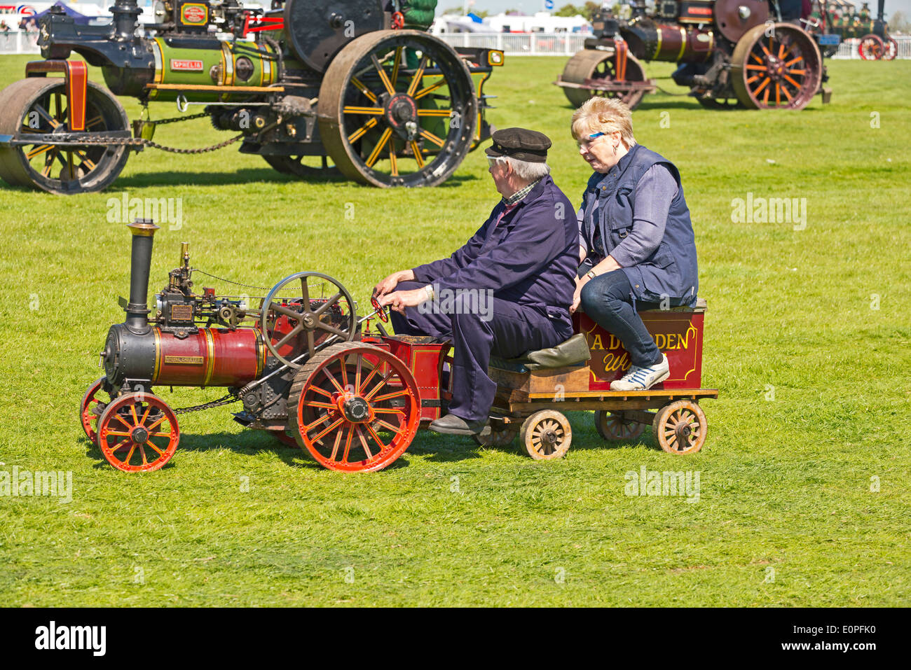 Vintage rally Mona Anglesey North Wales Uk Stock Photo - Alamy