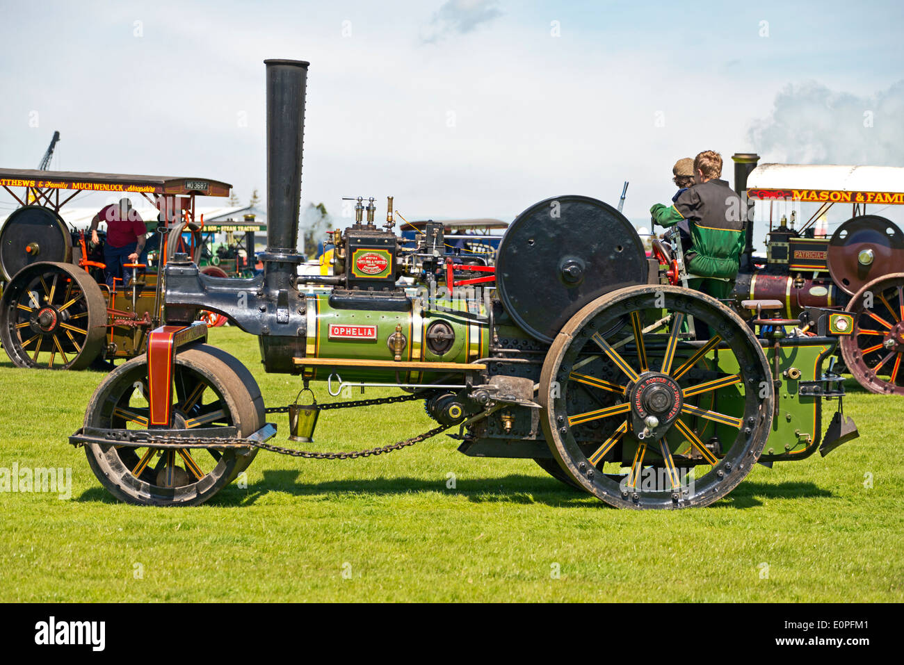 Vintage rally Mona Anglesey North Wales Uk Stock Photo - Alamy