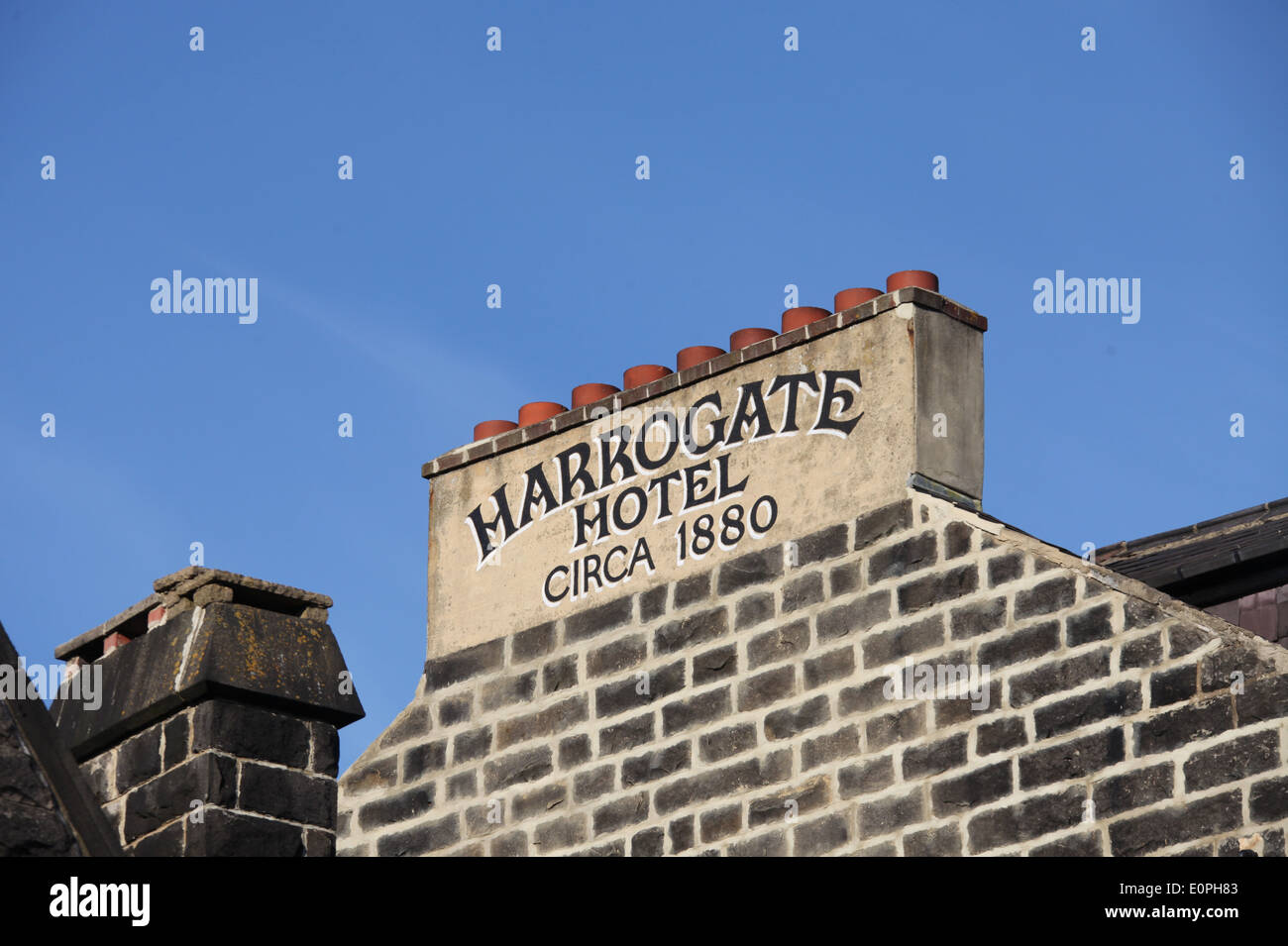Harrogate Hotel Chimney Stock Photo - Alamy