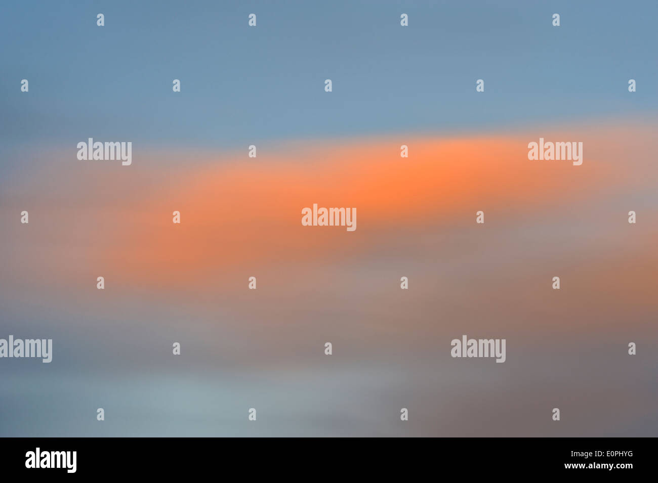 Sunset colours in the sky Stock Photo - Alamy