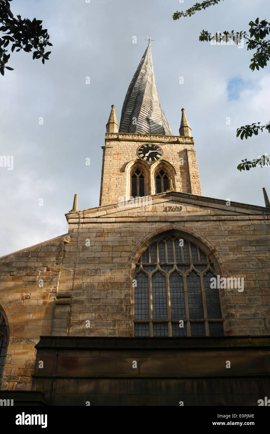 Parish Church of St Mary and All saints in Chesterfield known as the ...