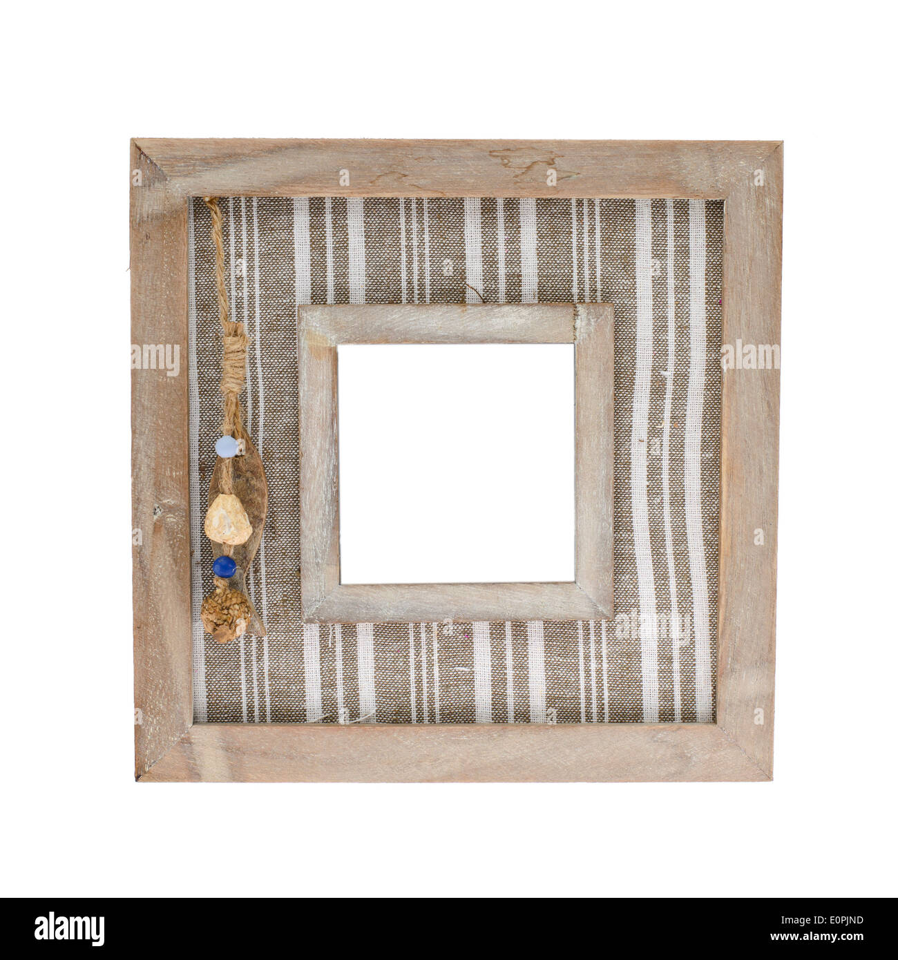 Wood Frame Isolated on White Background Stock Photo - Alamy