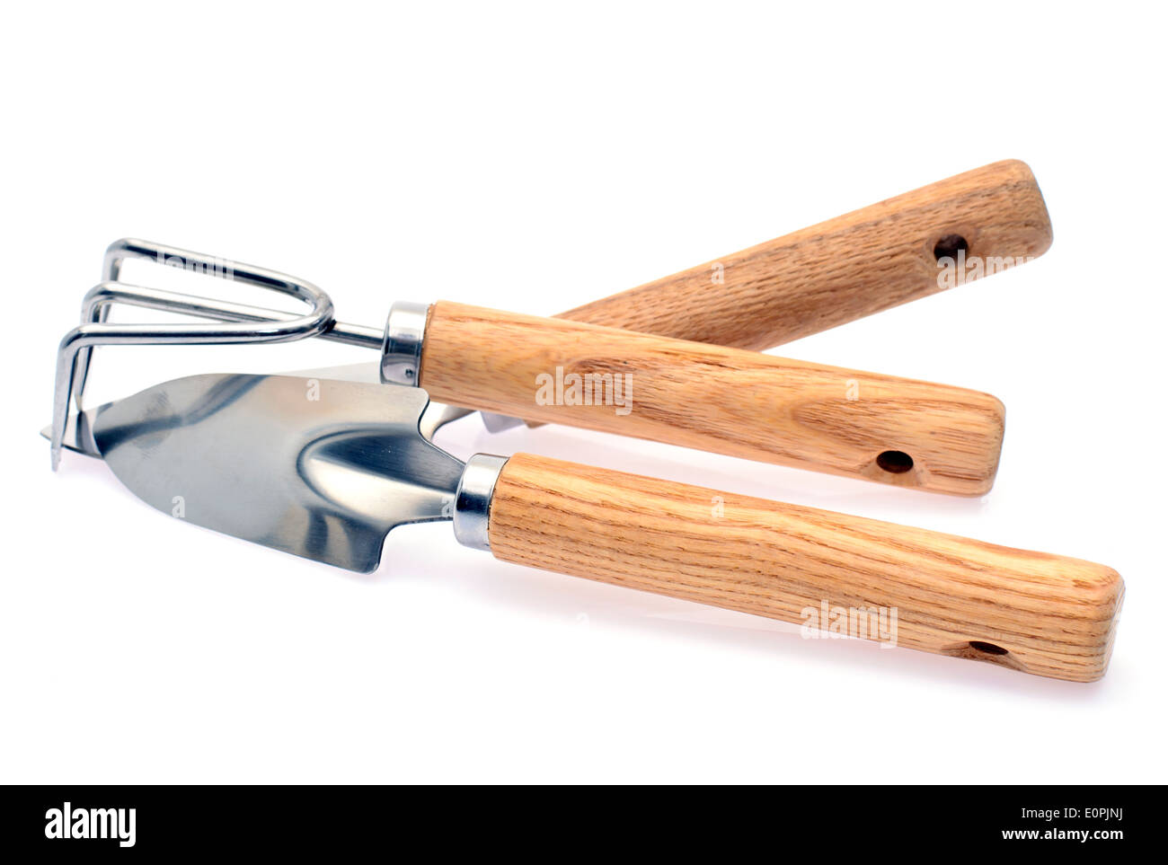 Garden Tools Isolated on White Background Stock Photo - Alamy