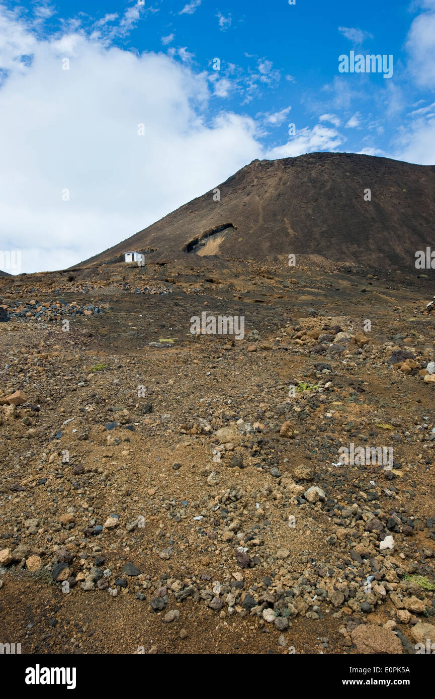 Calhau - a community on the eastern side of São Vicente Island, Cabo ...