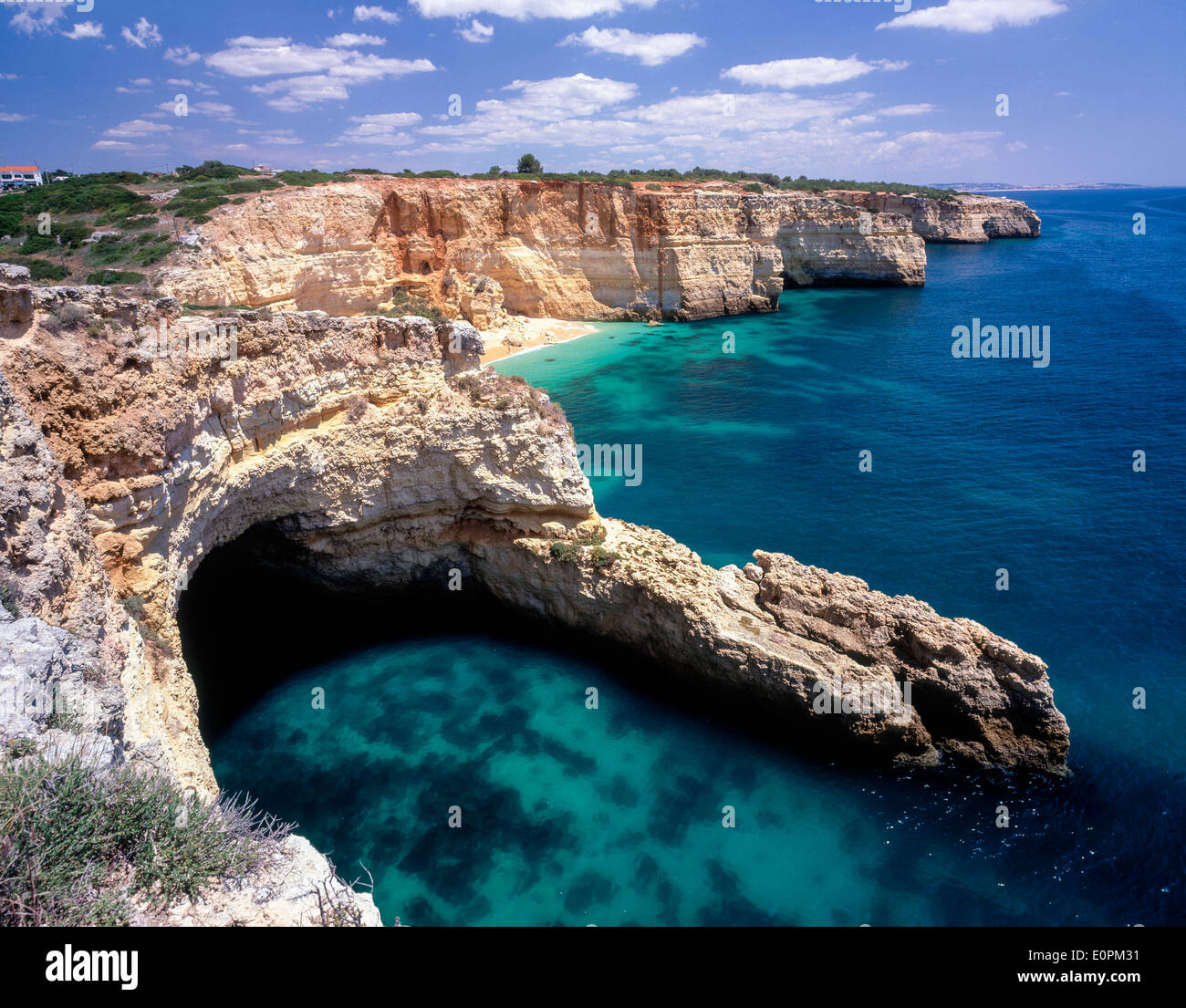 Benagil beach near Carvoeiro Algarve Portugal Stock Photo - Alamy