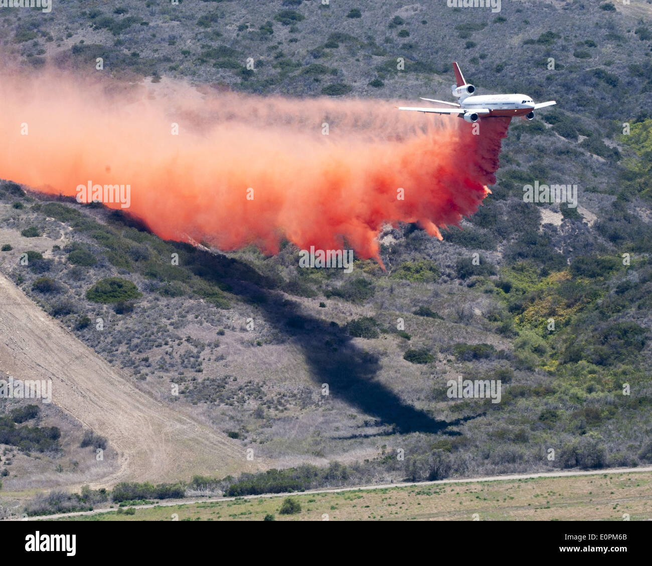 May 16, 2014 - San Clemente, California, U.S - A spotter plane leads a ...