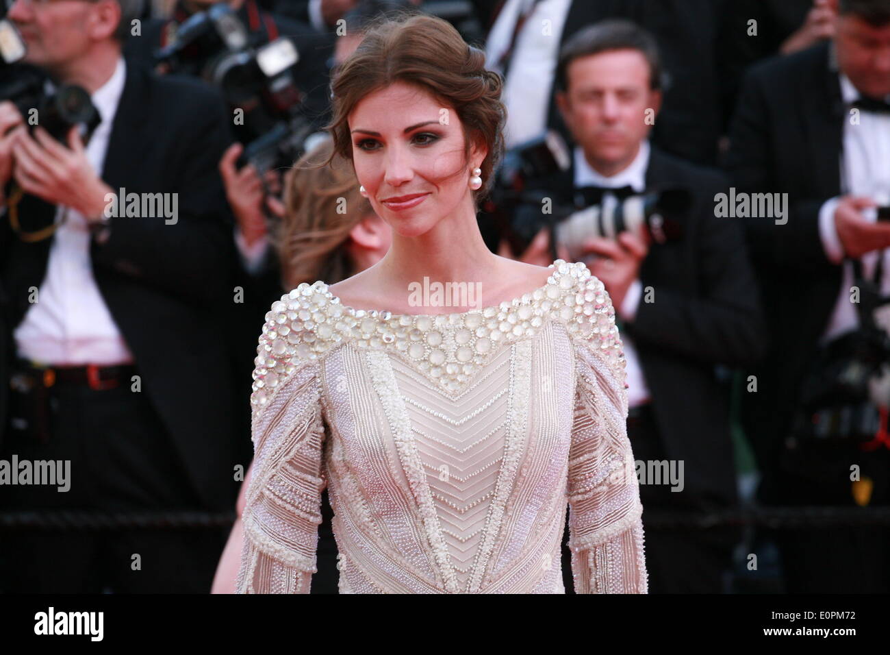 Cannes, France. 18th May 2014. Alexandra Rosenfeld at the The Homesman ...