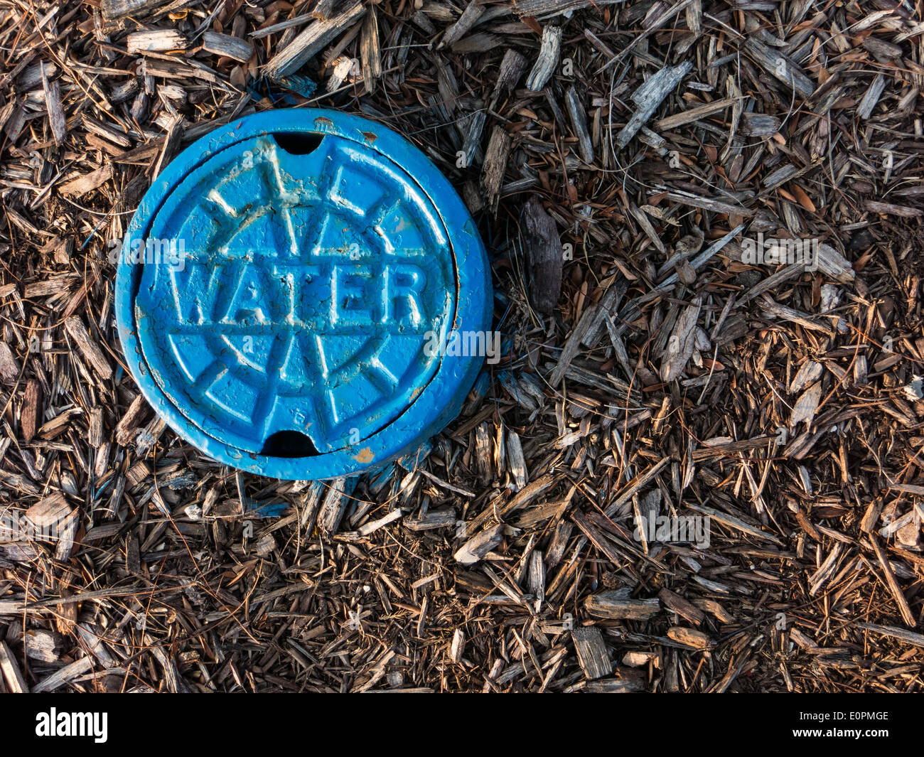 Cap for external access to water supply Stock Photo - Alamy