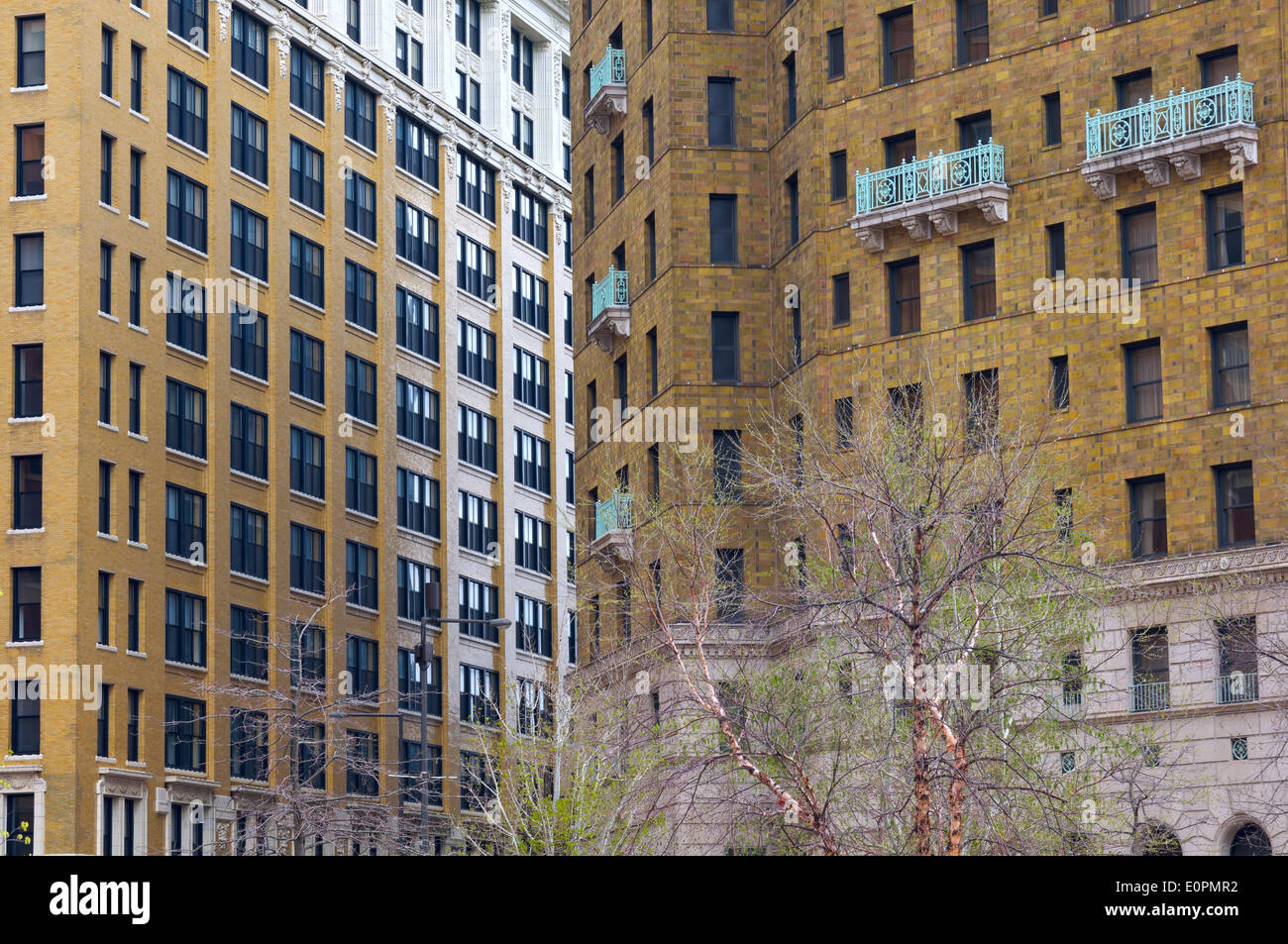 two historic high rise buildings in downtown saint paul minnesota Stock ...