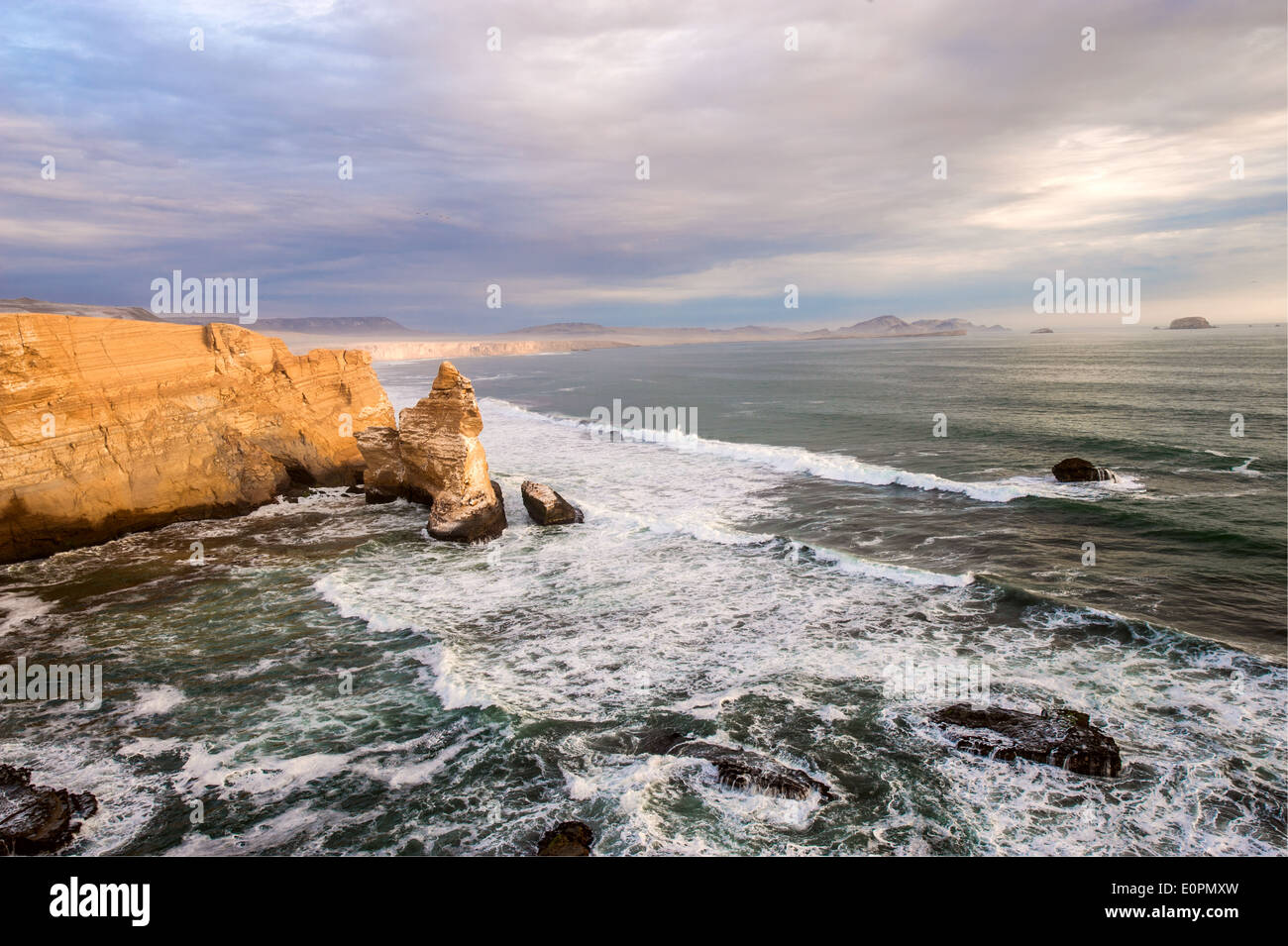 Cathedral Rock Formation, Peruvian Coastline, Rock formations at the ...