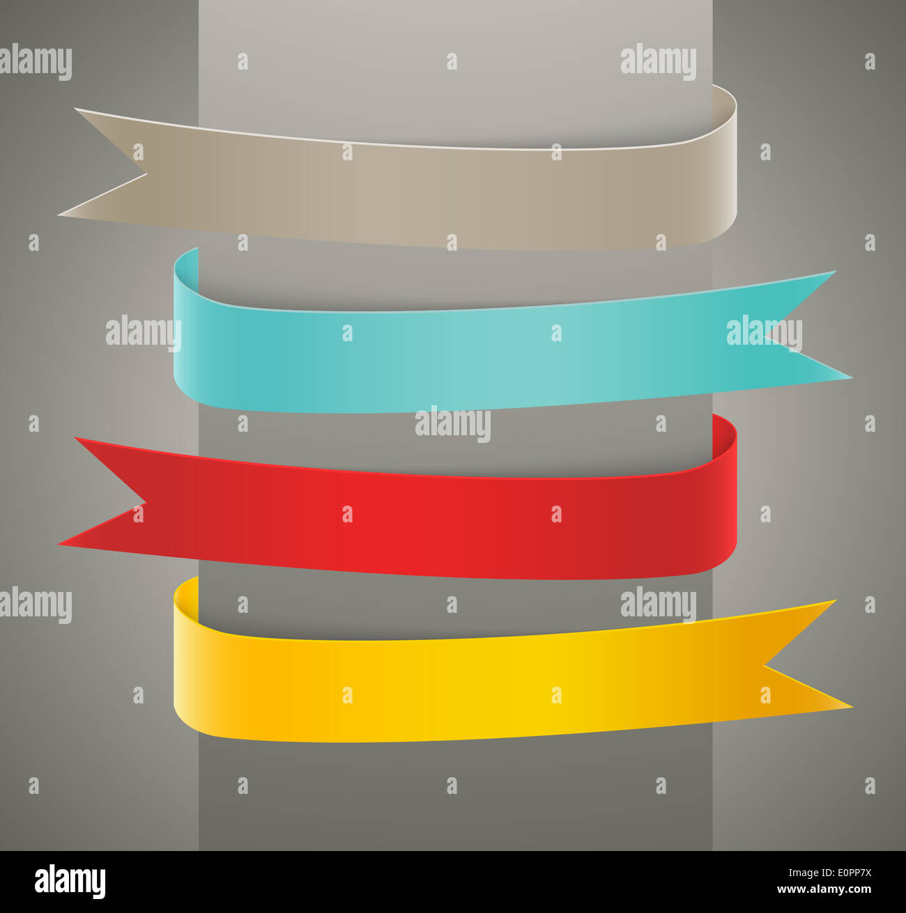 Set of ribbons Stock Photo - Alamy