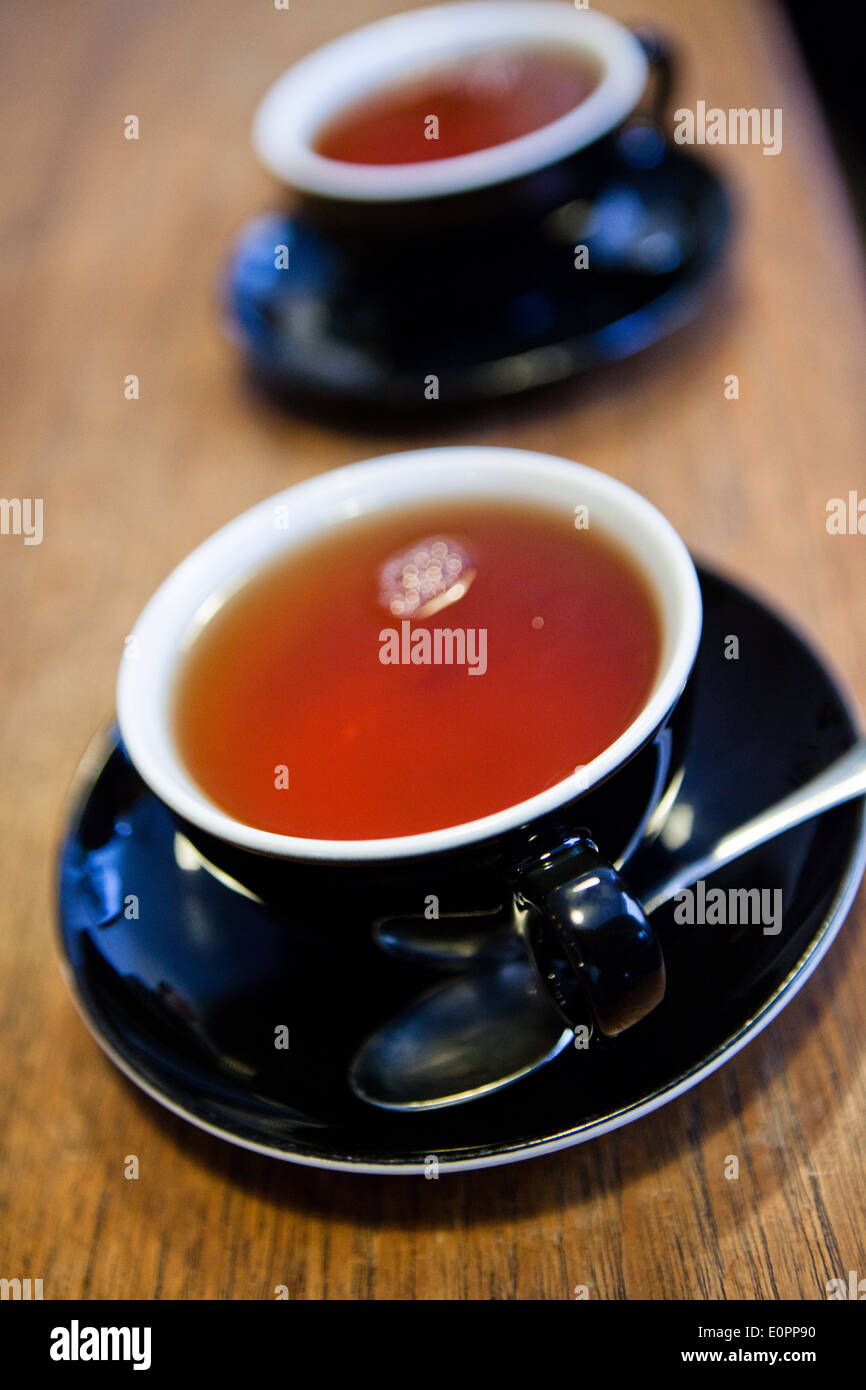 Table tea cups hi-res stock photography and images - Alamy