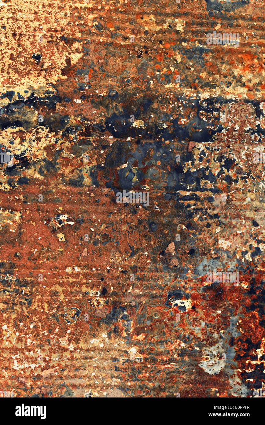 Corroded metal texture. Rusty metal plate as background Stock Photo - Alamy