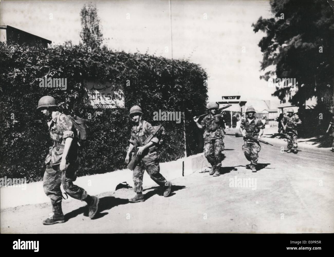 Nov 11 1956 egypt hi-res stock photography and images - Alamy