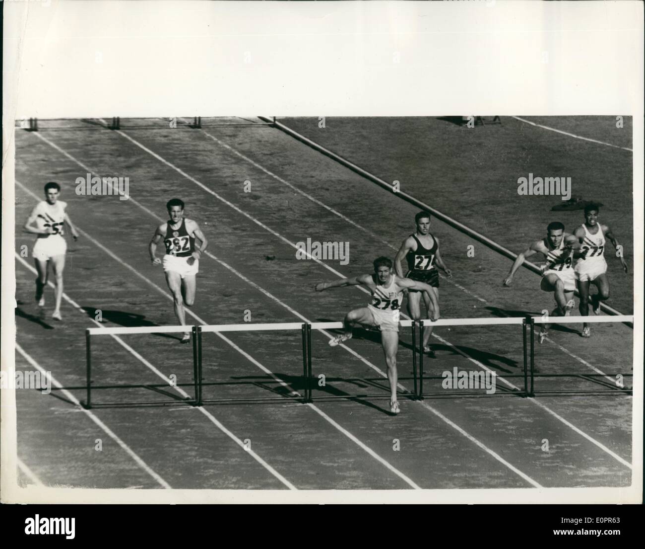 Nov. 11, 1956 - Olympic Games in Melbourne 400 metres Hurdles Final ...