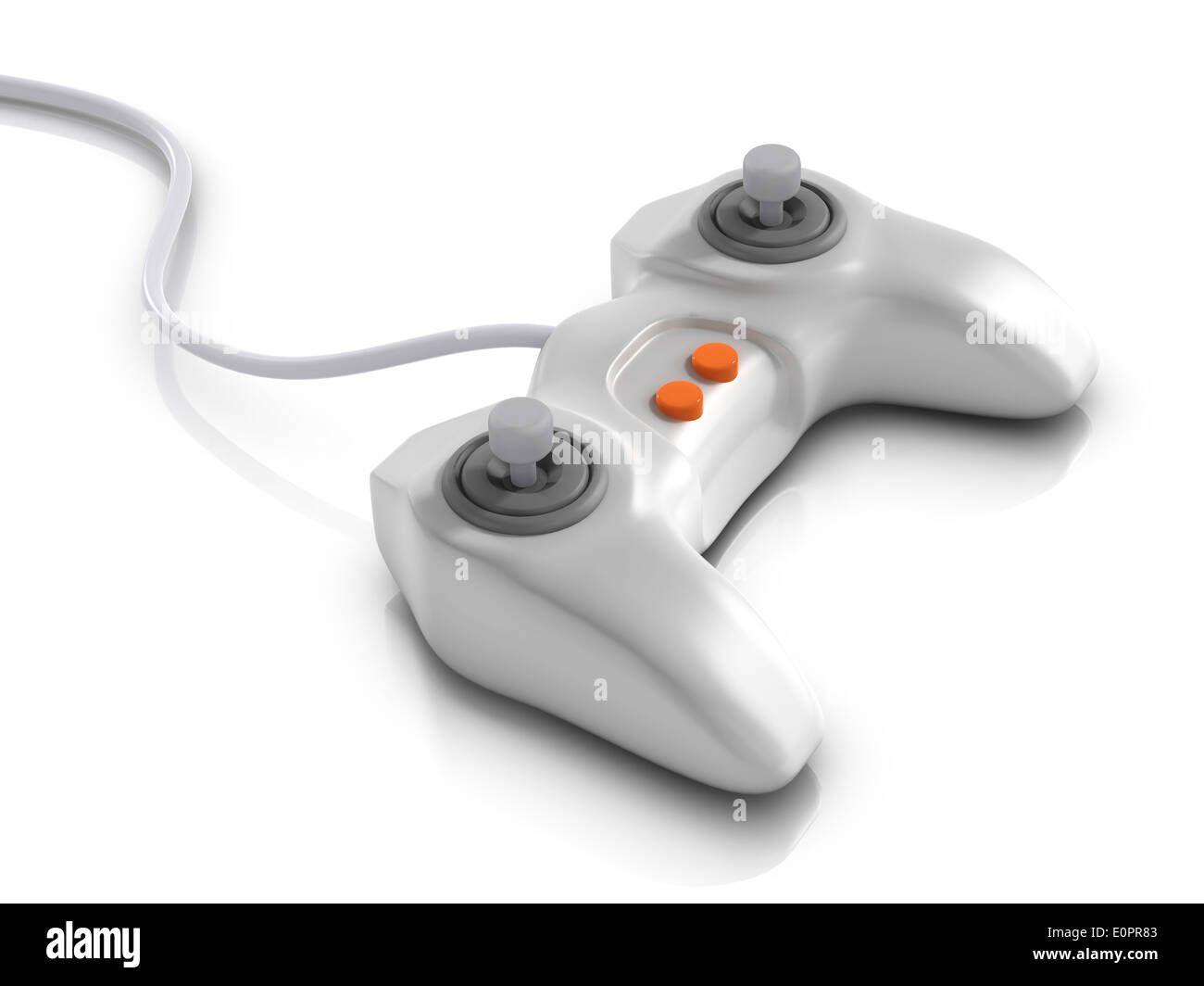 3d Computer joystick peripheral Stock Photo - Alamy