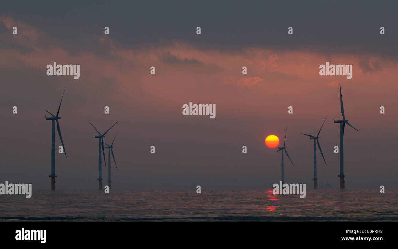 Teesside offshore wind farm uk hi-res stock photography and images - Alamy