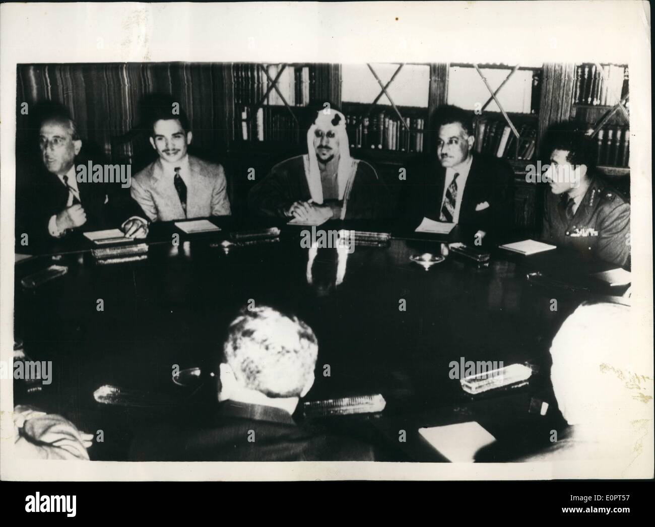 King hussein of jordan shukri hi-res stock photography and images - Alamy