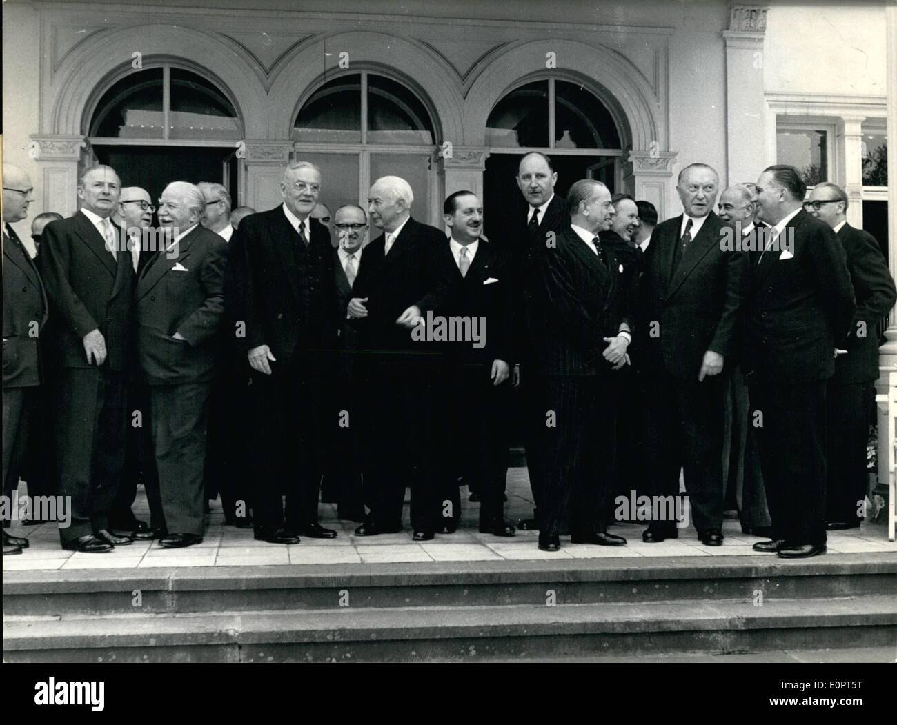 Feb. 02, 1957 - The family photo from the NATO conference at Bonn was ...