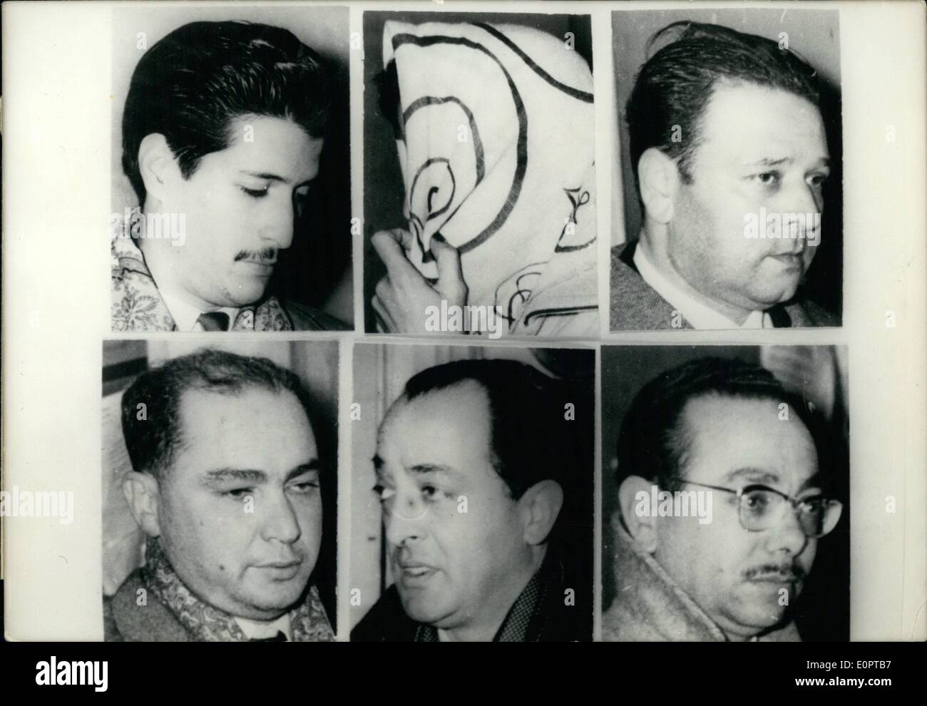 Feb. 02, 1957 - Ten Algerian rebel leaders arrested in France: Ten ...