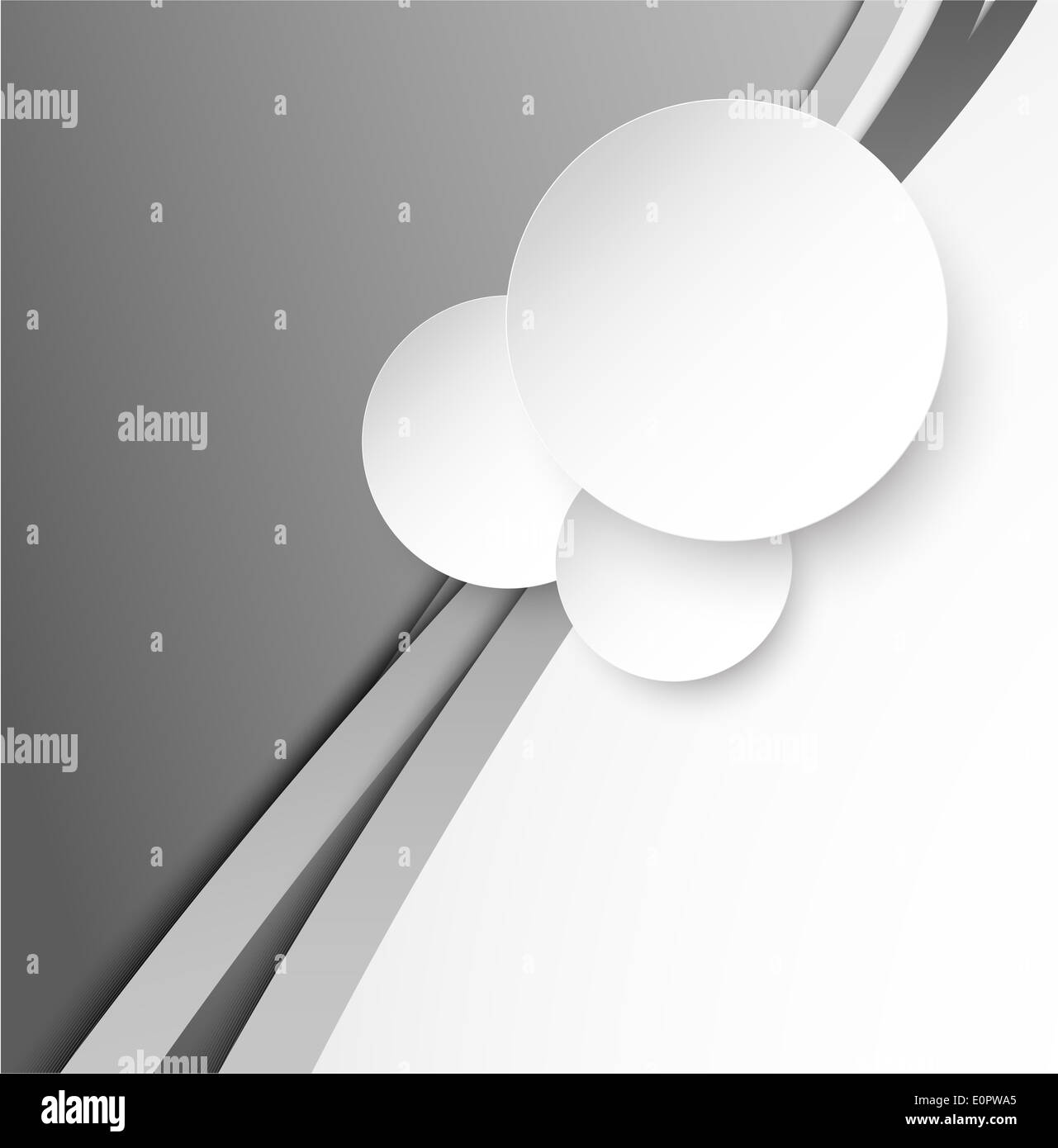 Clean circles abstract background Black and White Stock Photos & Images ...