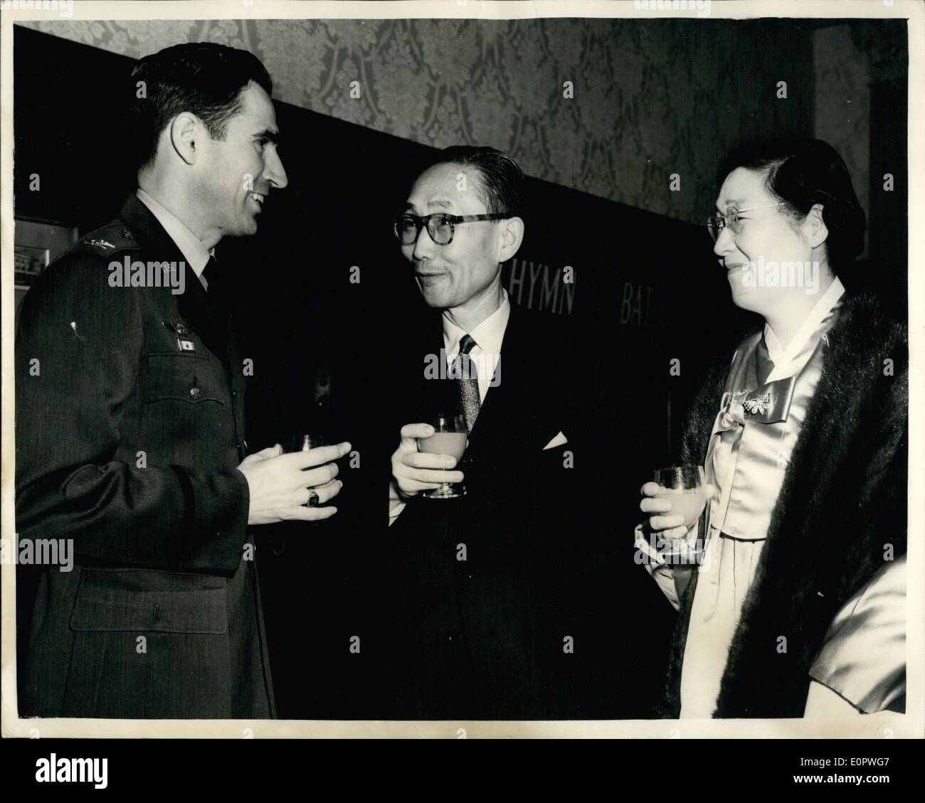 Jan. 01, 1957 - Colonel Hess of the United States Air Force Meets the ...