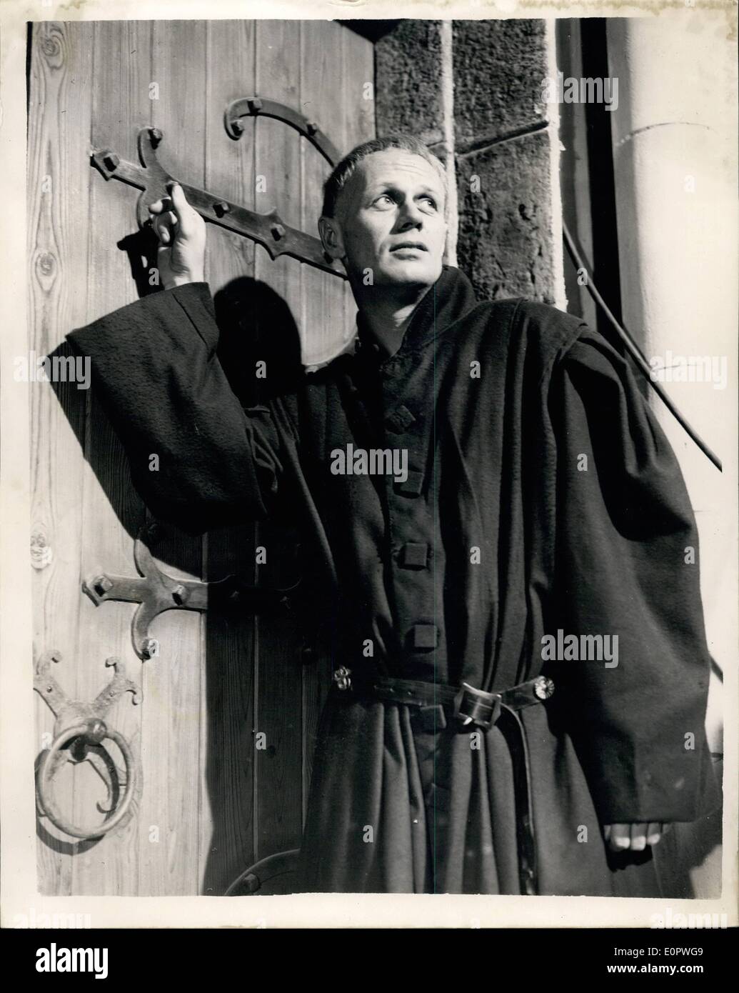 Jan. 01, 1957 - Filming Of Bernard Shaw's ''St. Joan''. Richard Widmark ...