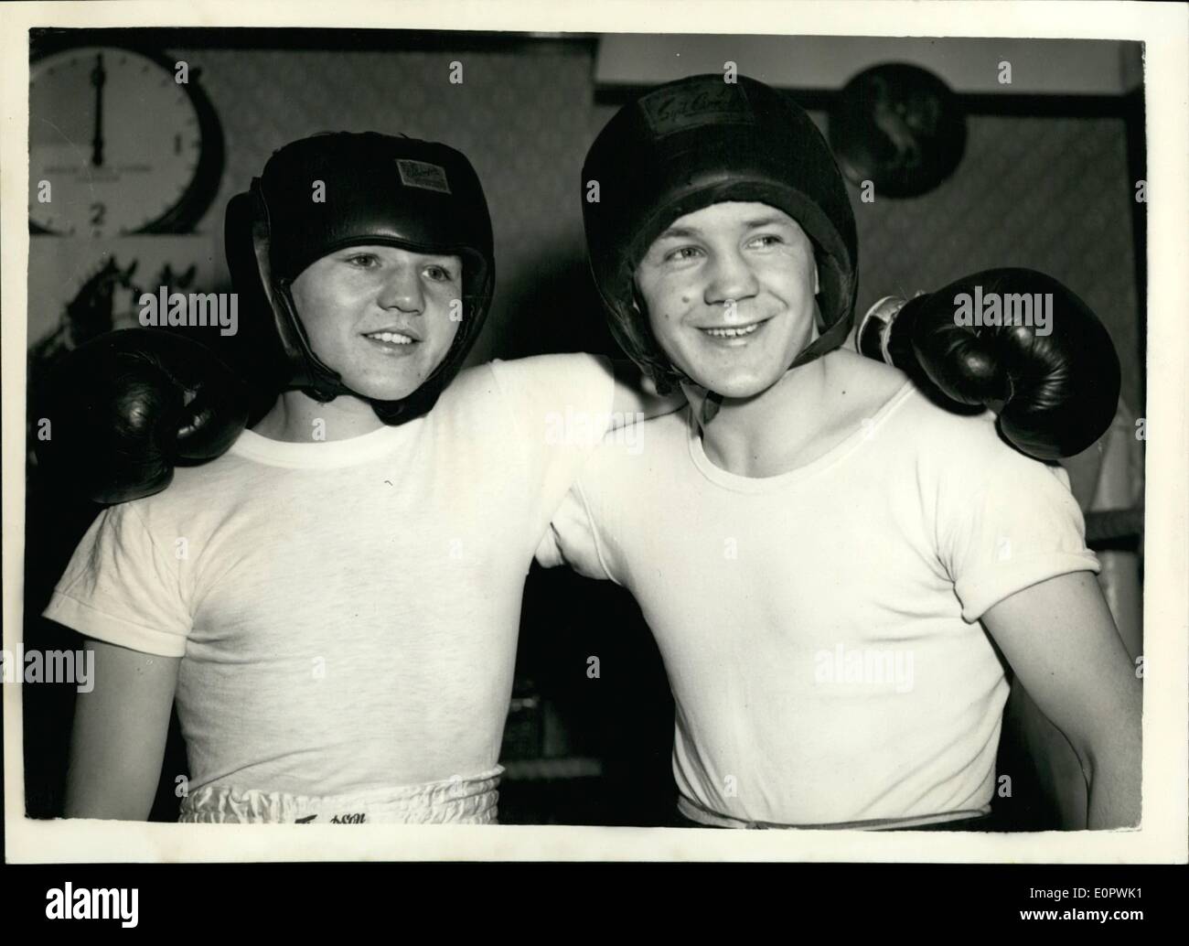 Mar. 03, 1957 - Terry Spinks prepares for first professional fight ...