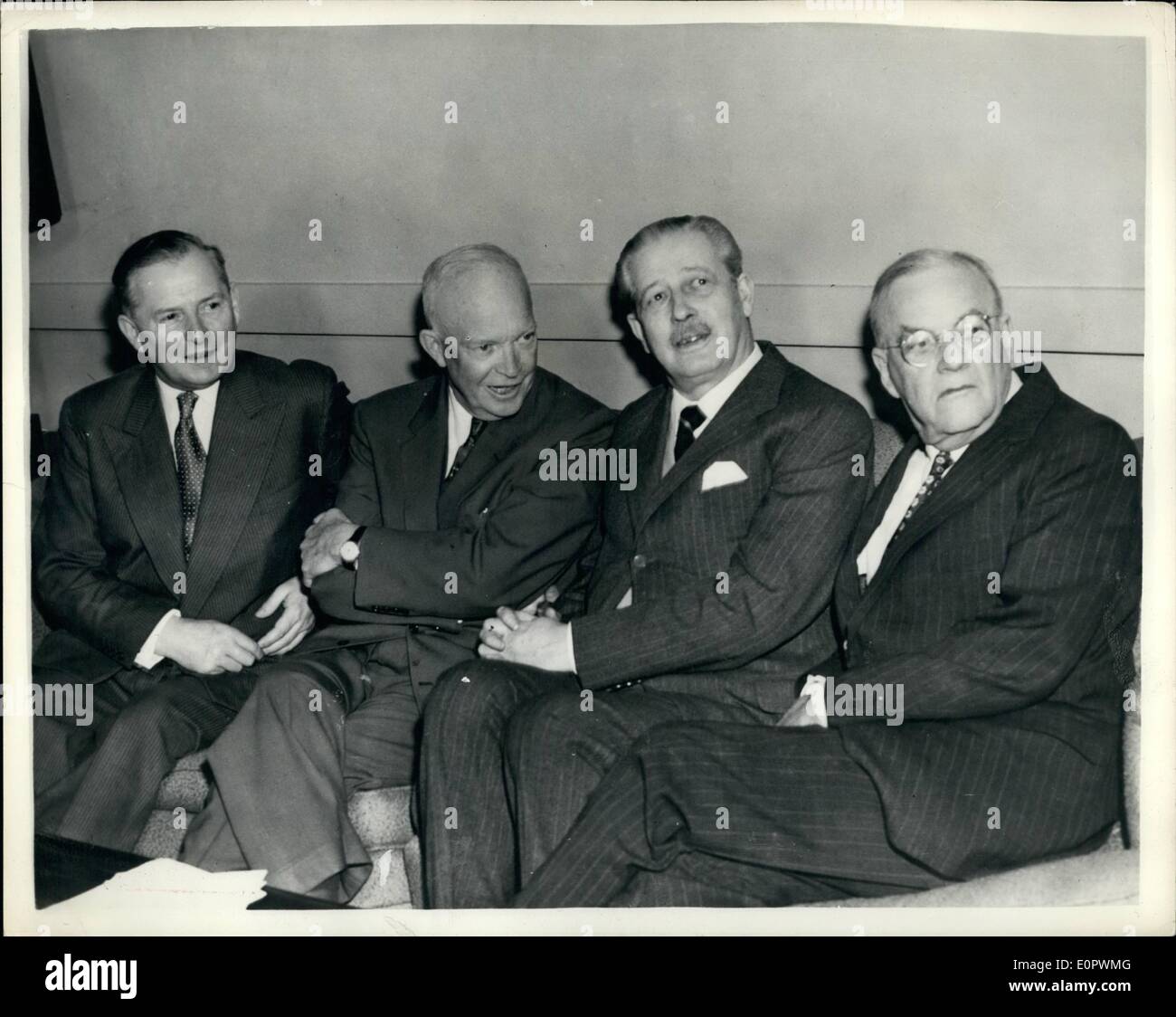 Eisenhower 1957 bermuda hi-res stock photography and images - Alamy