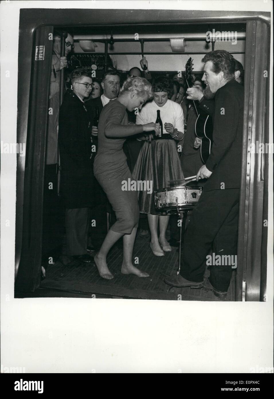Apr. 04, 1957 - The Most fantastic party on a tube train the Hon ...