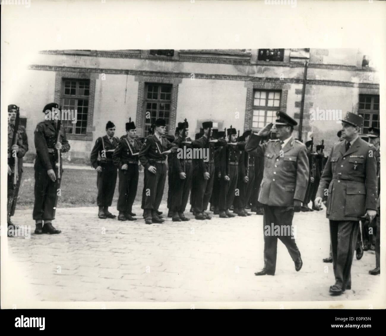 Apr. 04, 1957 - Speidel installed as commander of the commander of tie ...