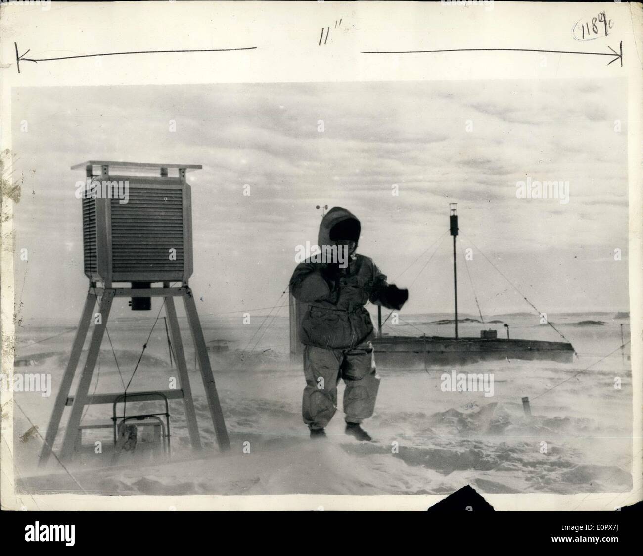 Apr. 04, 1957 - Soviet base in Frozen wastes of Antarctica ...