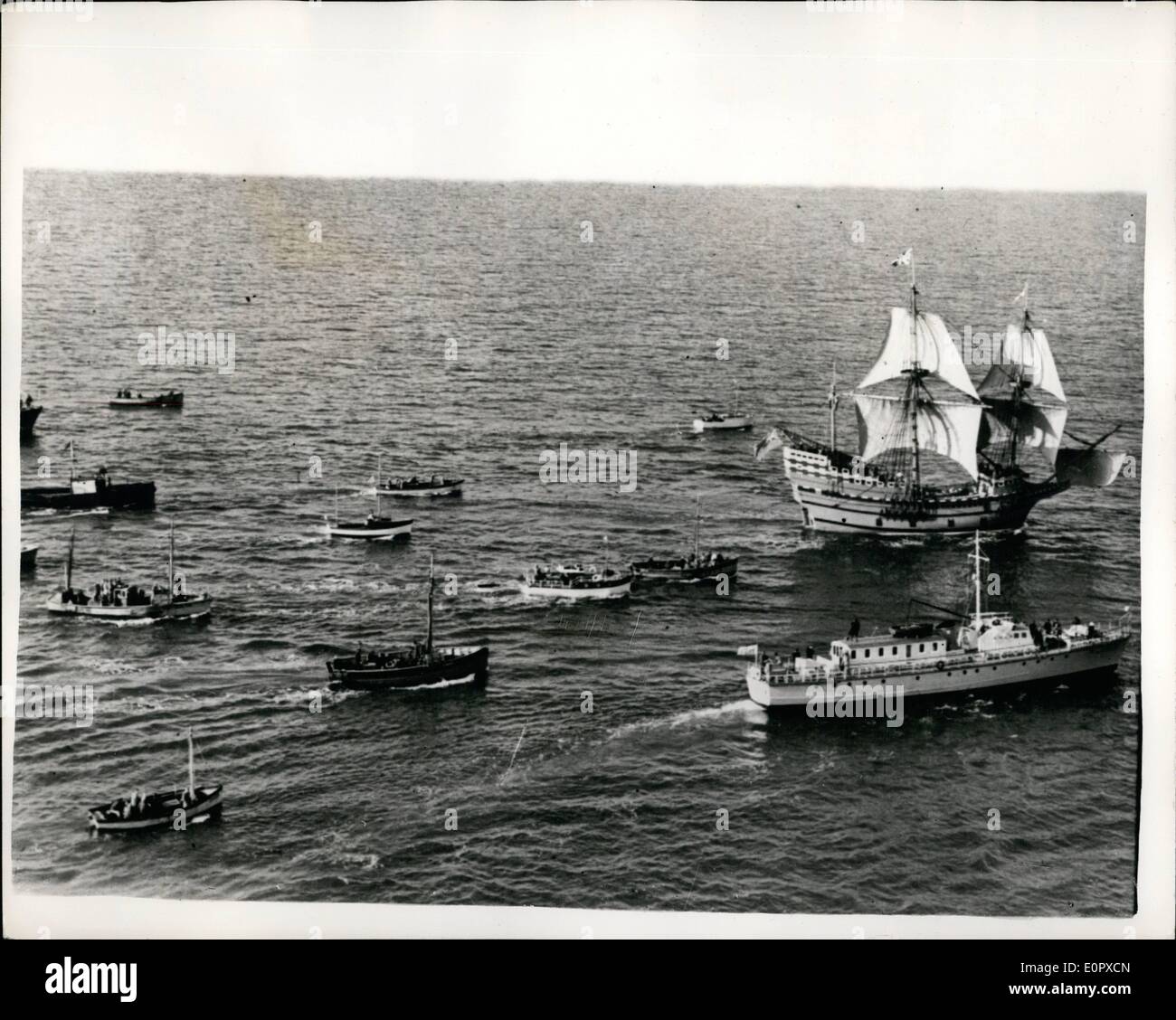 Apr. 04, 1957 - The ''Mayflower II'' Under Sail - At Last: The ...