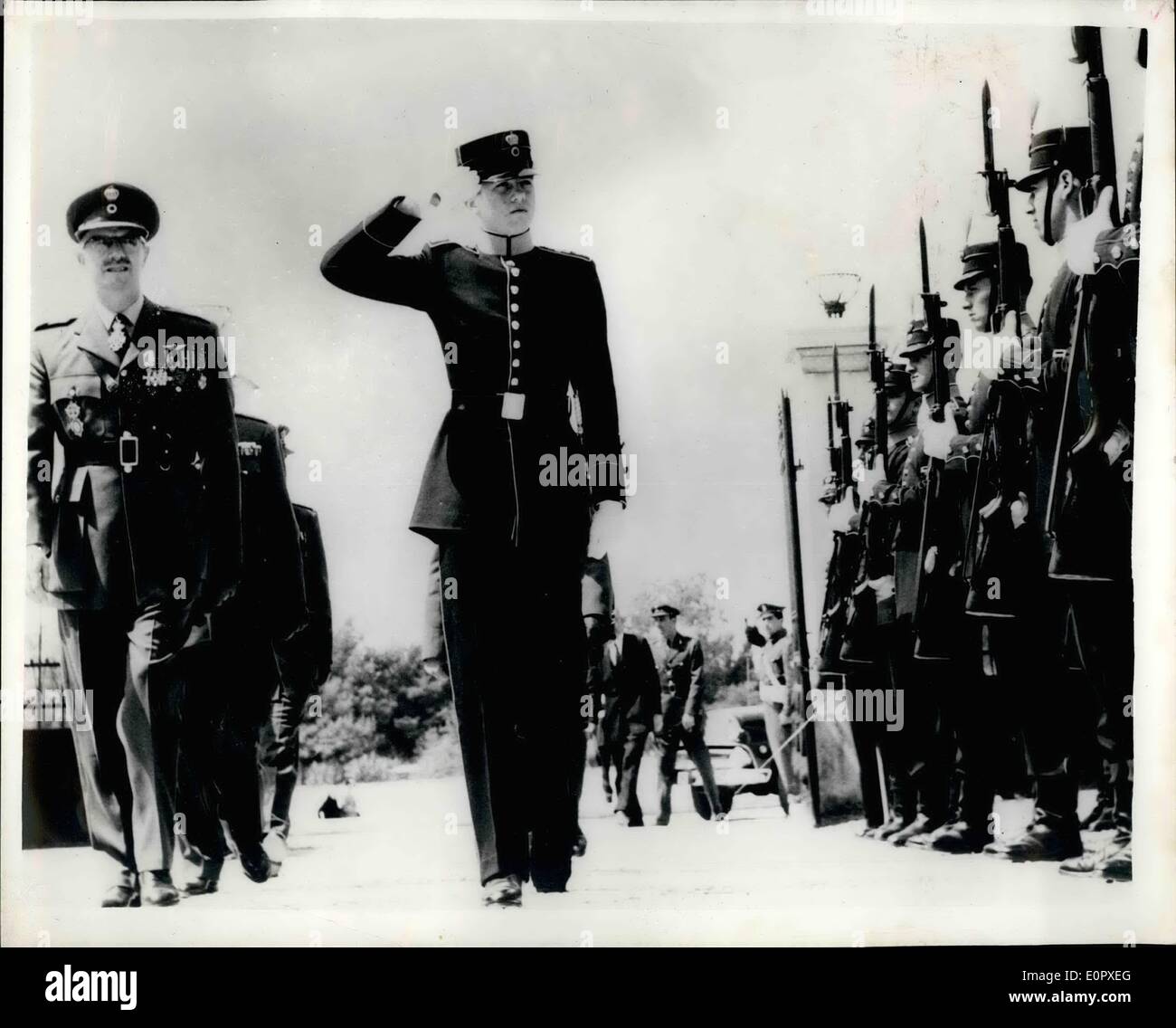 Apr. 04, 1957 - Crown Prince Constantin and the cadets... Seventeen ...