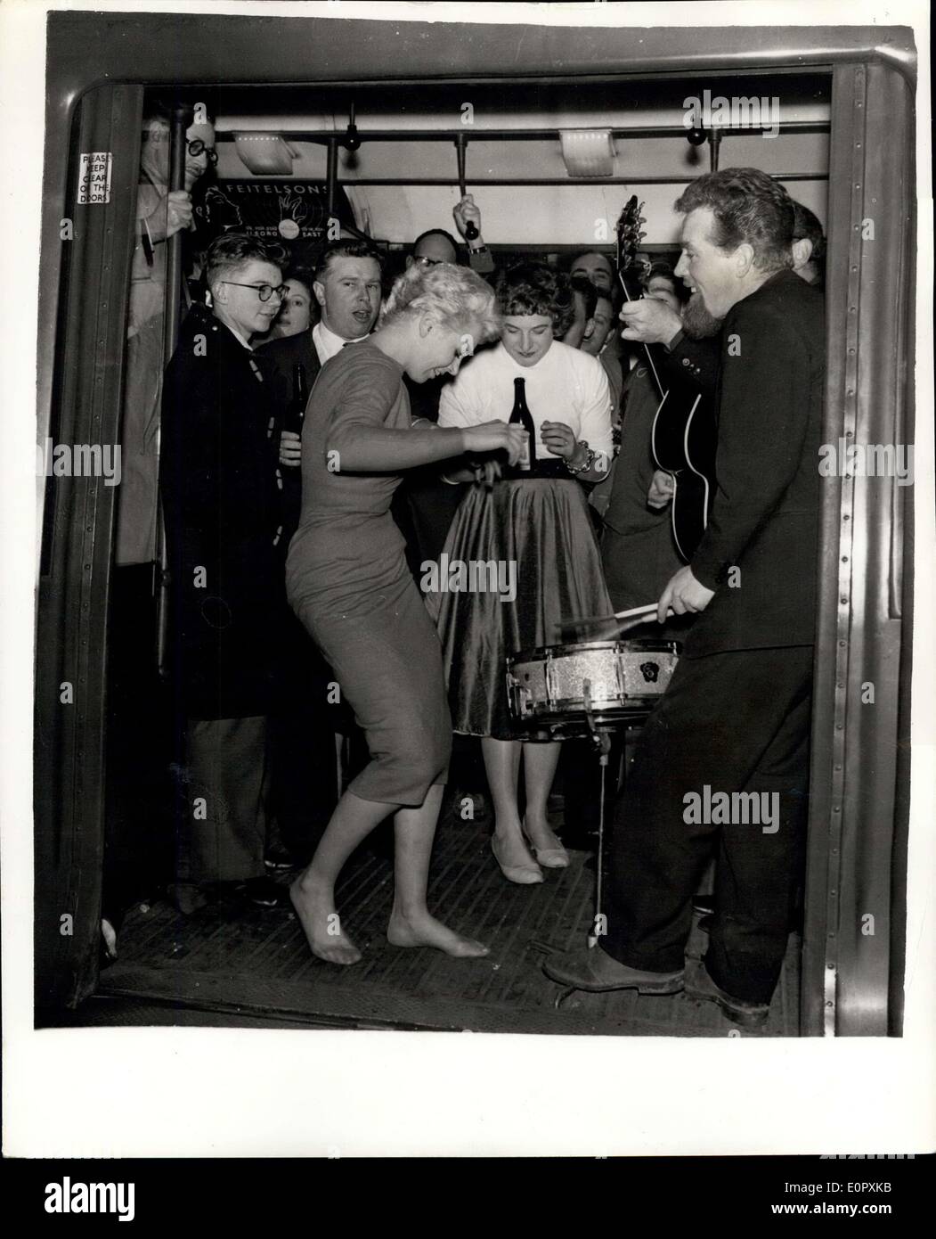 Apr. 12, 1957 - The Most Fantastic Party On A Tube Train. The Hon ...