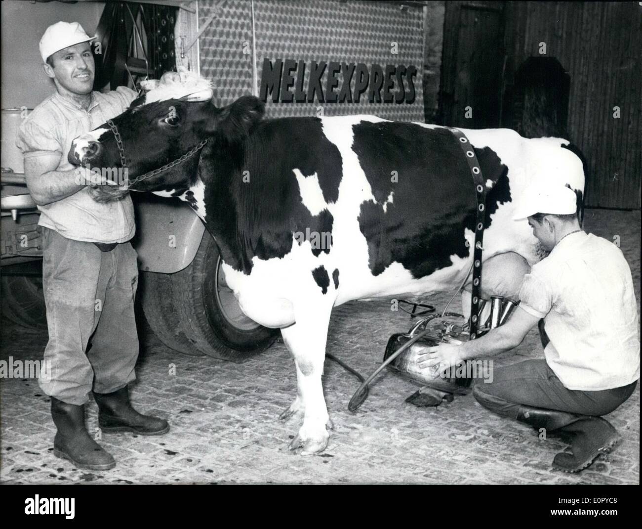 Jul. 07, 1957 - The ''Dairy-express'' hurries through the villages of ...