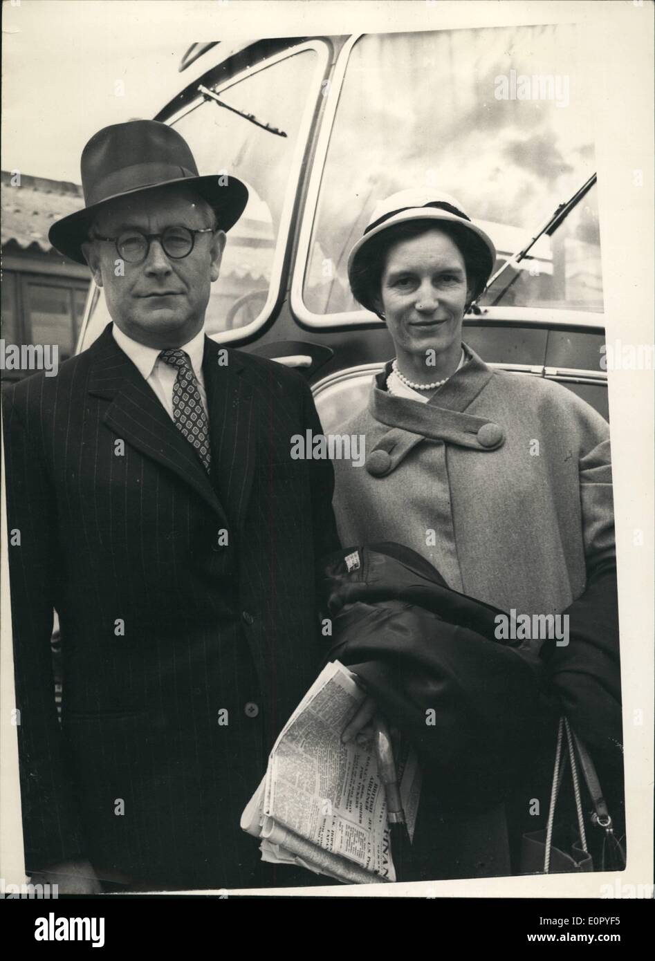 May 05, 1957 - Sir Denis Rickett Leaves For Rome: Sir Denis Rickett ...
