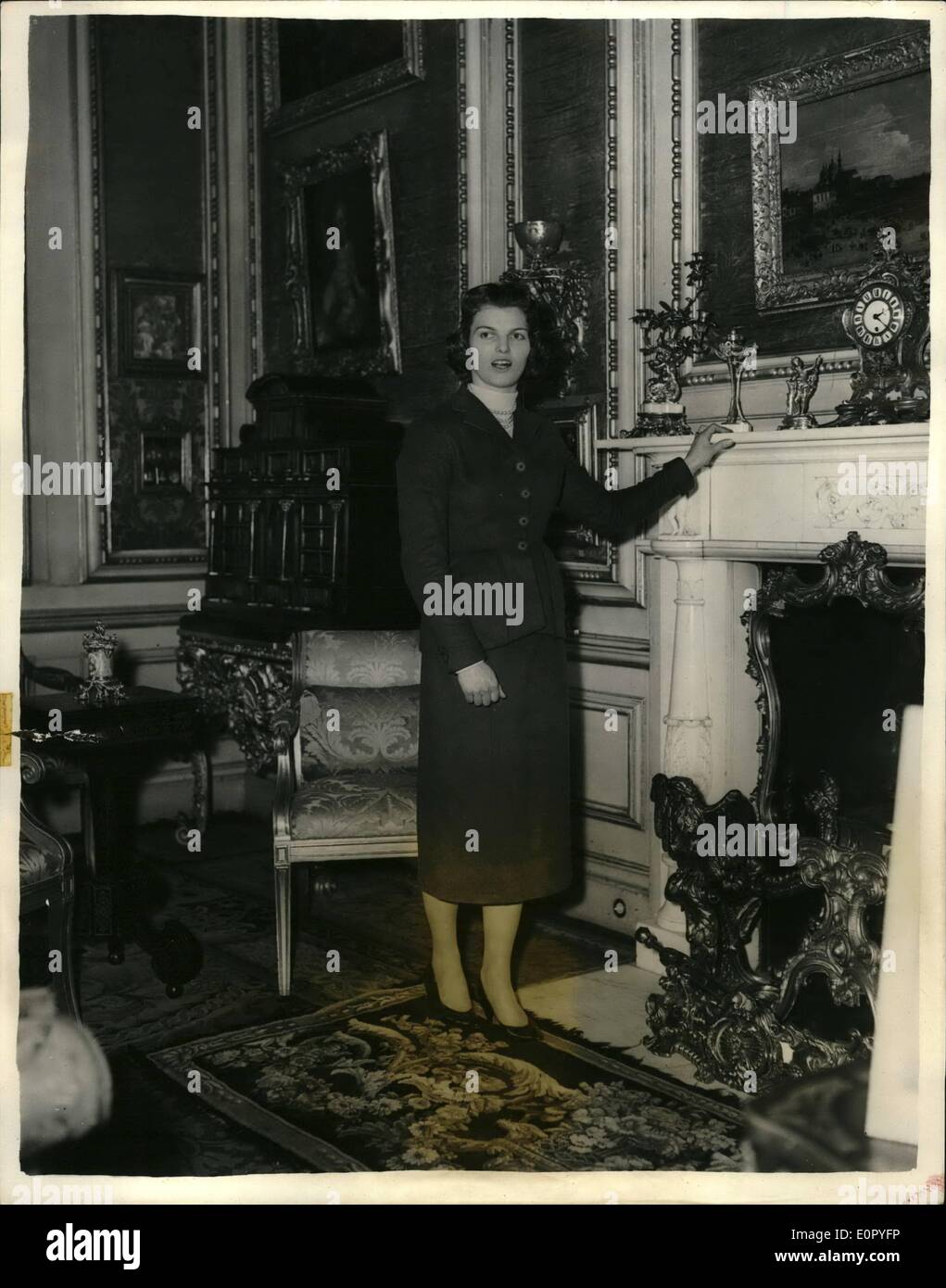 May 05, 1957 - Belton House near Grantham, the ancestral home of Lord ...