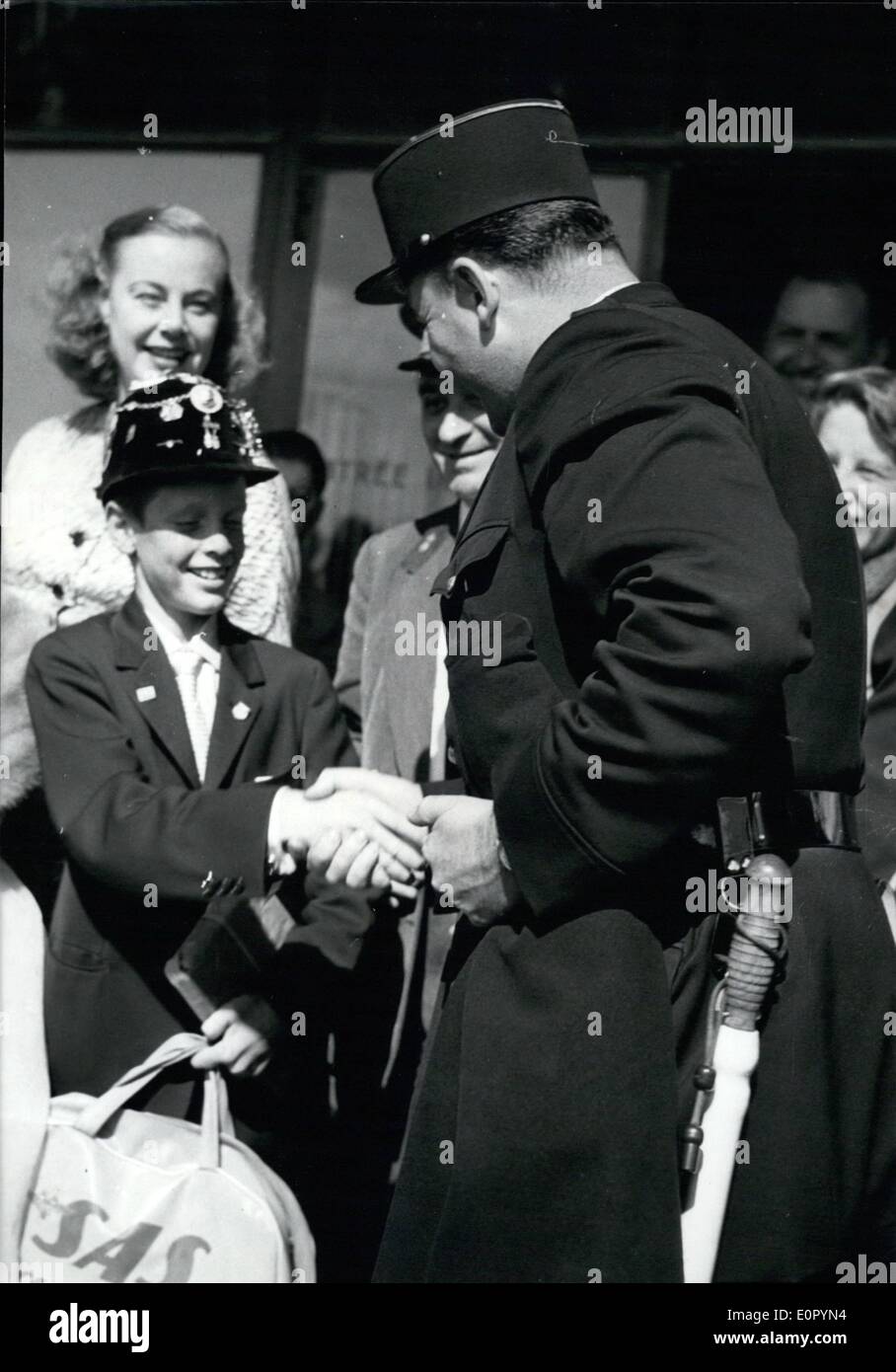 Jul. 07, 1957 - SKELTON FAMILY IN PARIS RED SKELTON WHO IS TAKING HIS ...