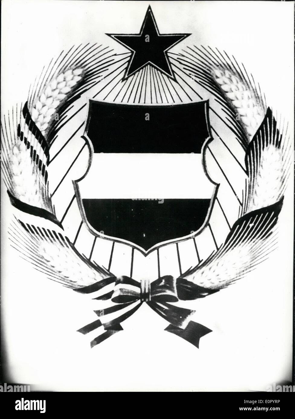 May 05, 1957 - Hungary's Kossuth Coat-of arms replaced by Soviet Star ...