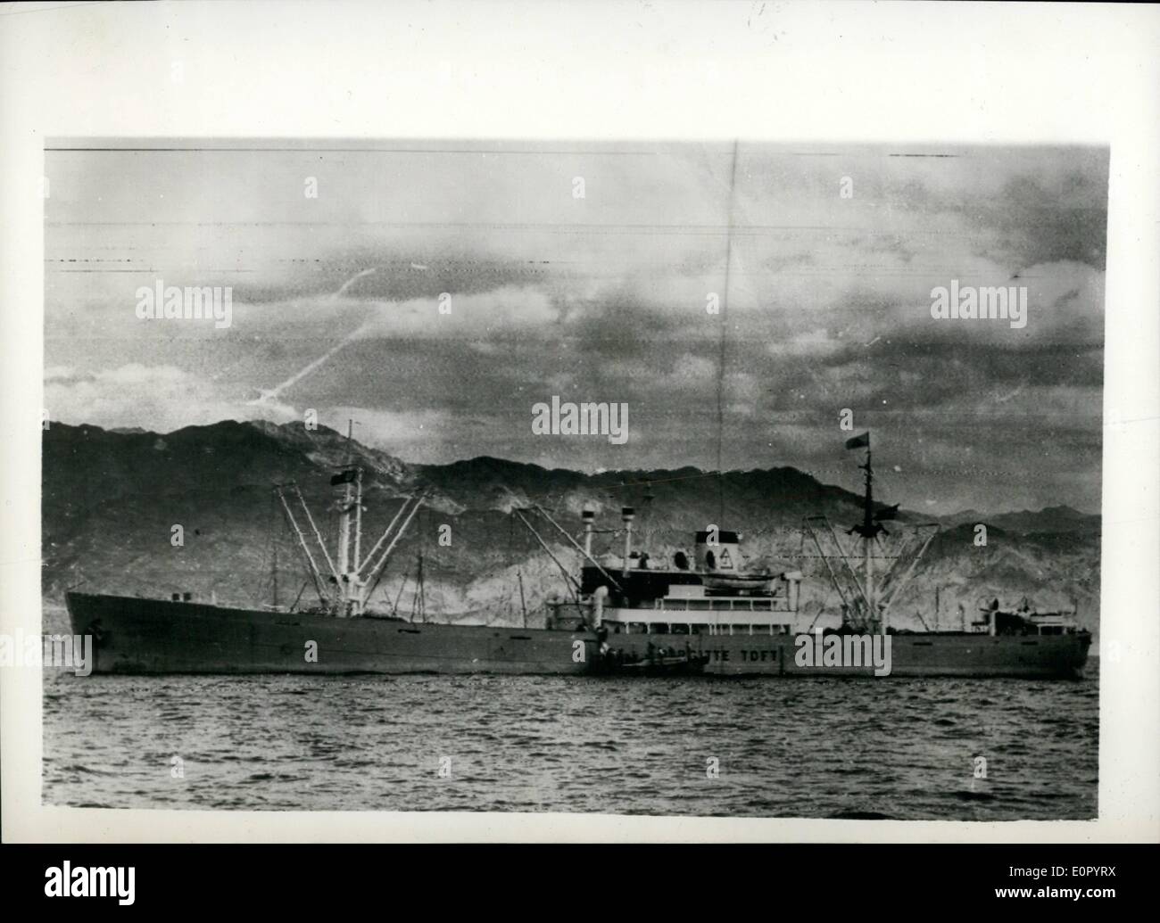 May 05, 1957 - First Danish Ship In Iran Straits. Largest Vessel Ever ...